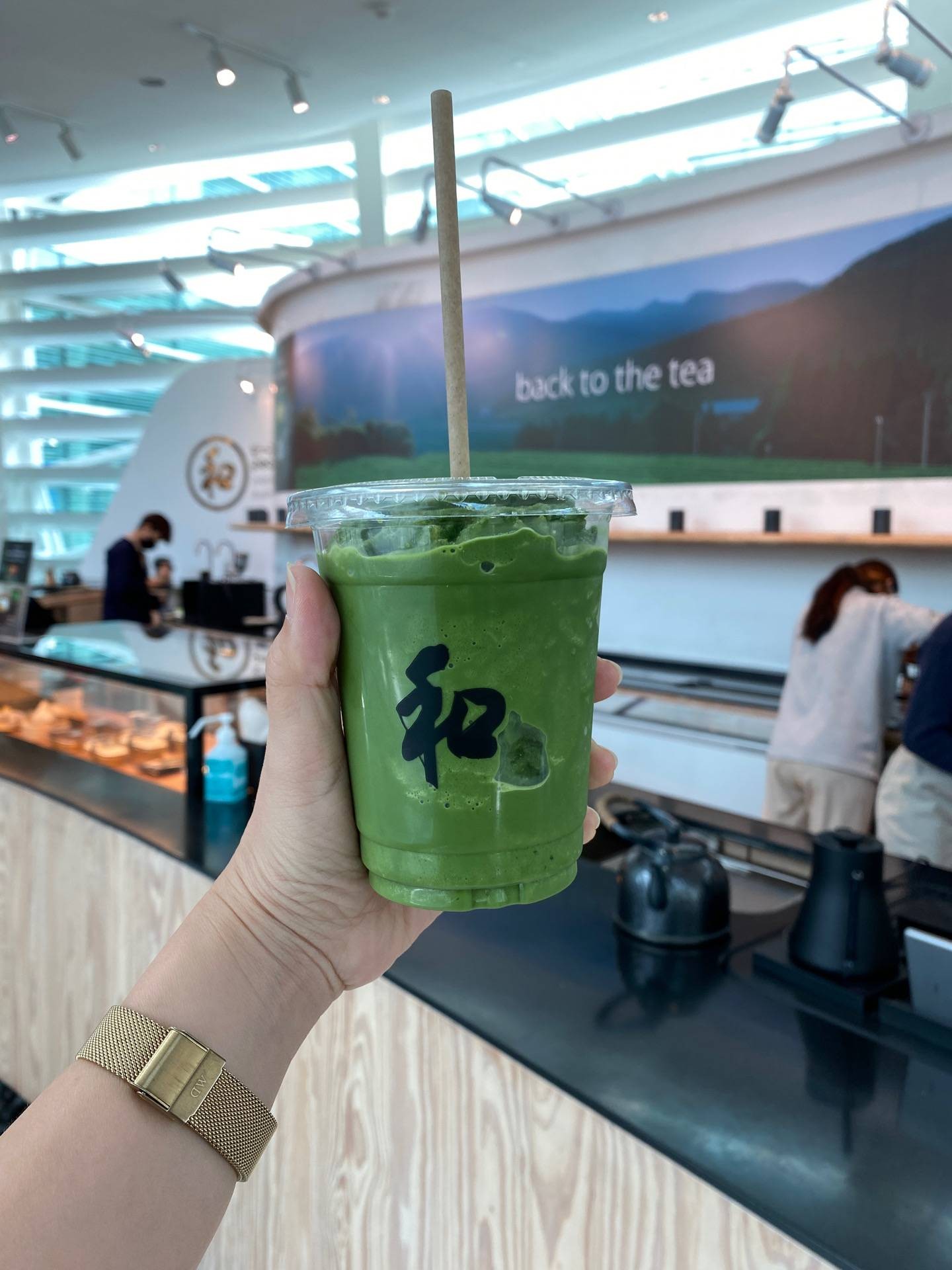 Snow Pastel Matcha ร้าน Peace Oriental Teahouse King Power