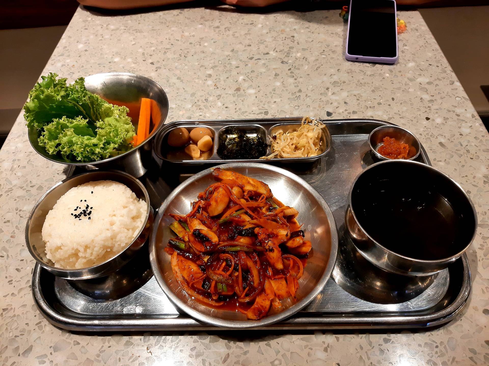 รีวิว Hasul Korean Restaurant Siam center - สั่งมาแบบเป็นเซ็ทสะดวกดี ...