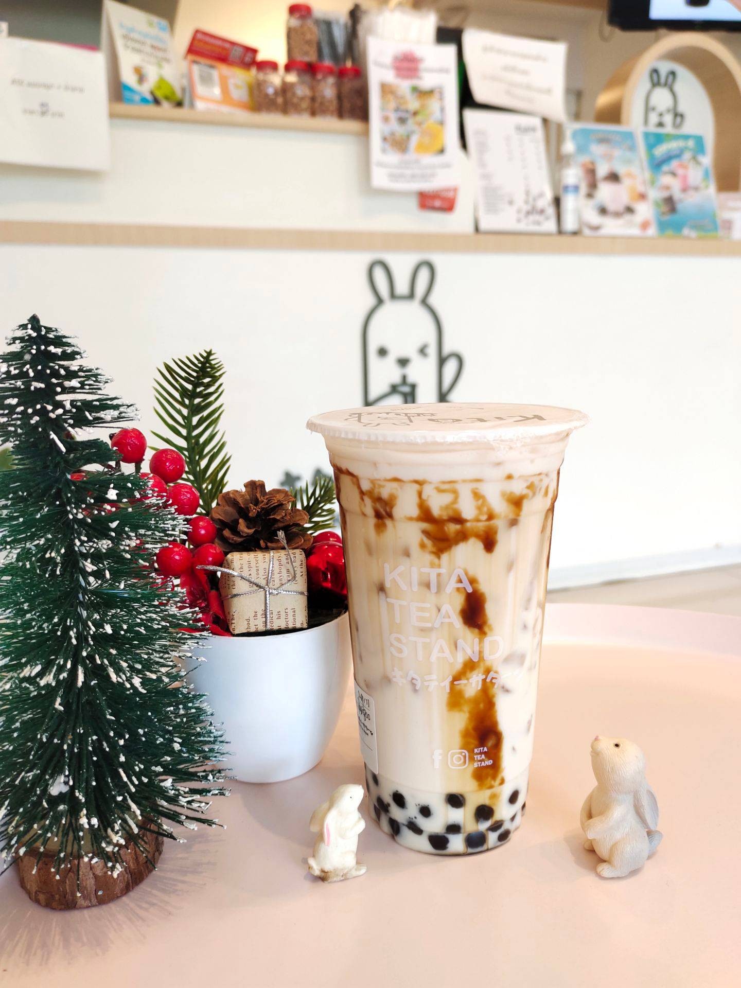 รีวิว Kita Tea Stand ศิลปากร นครปฐม - หวาน 25% กำลังดี - Wongnai
