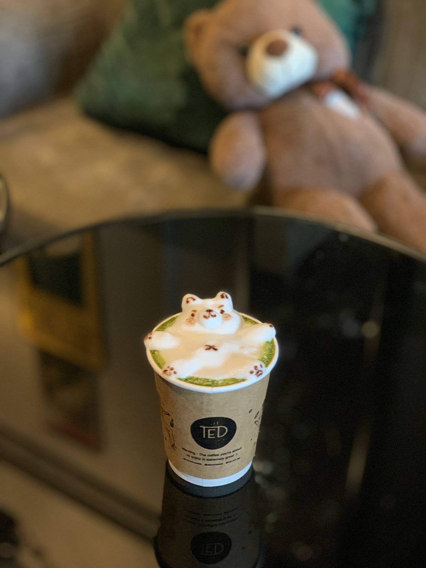 รีวิว TED COFFEE | WINE พระรามเก้า49 - มัจฉะลาเต้อร่อยยย