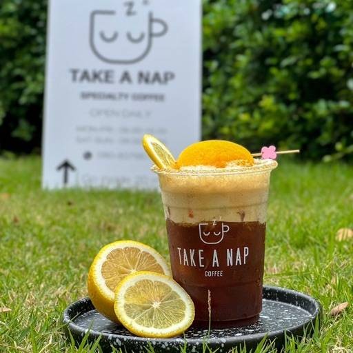 รีวิว TAKE A NAP COFFEE TAKE A NAP เกษะโกมล - เยี่ยมที่สุด กาแฟดีมาก