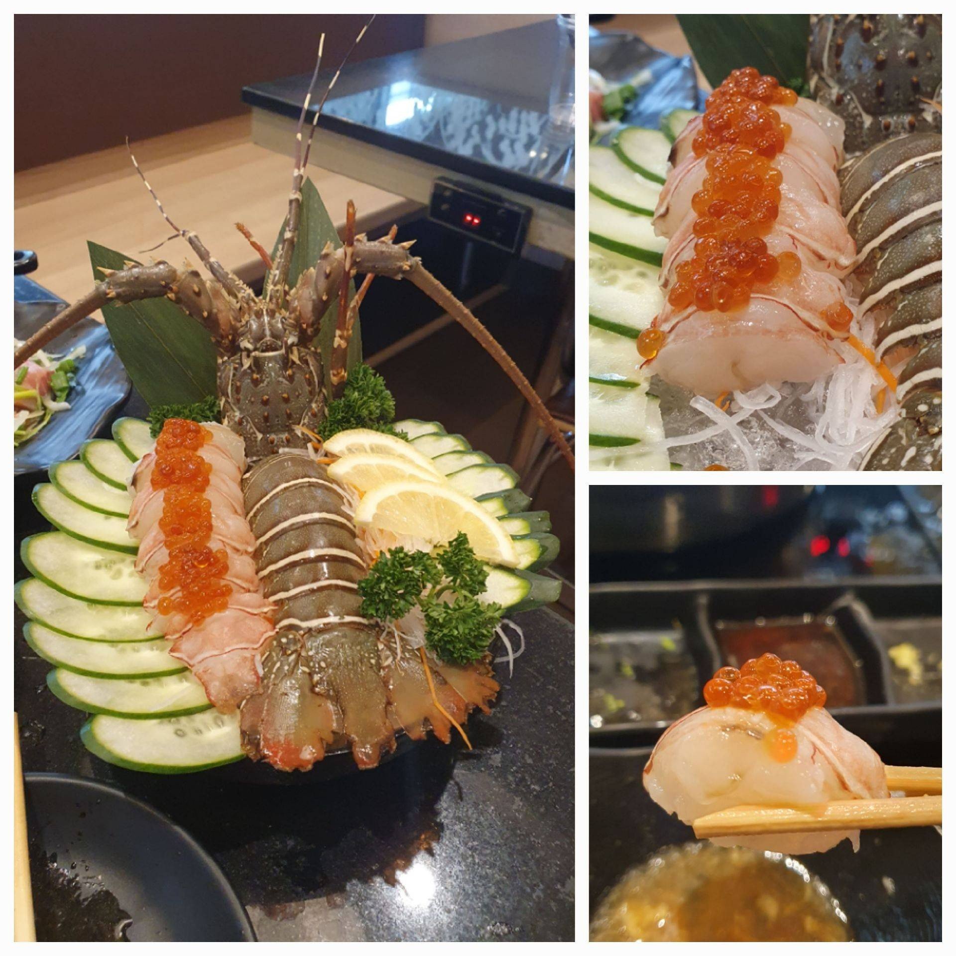 Lobster Sashimi • เมนูพิเศษเฉพาะวงในดีล พอใช้ได้แต่ไม่เด่นมาก ร้าน ...