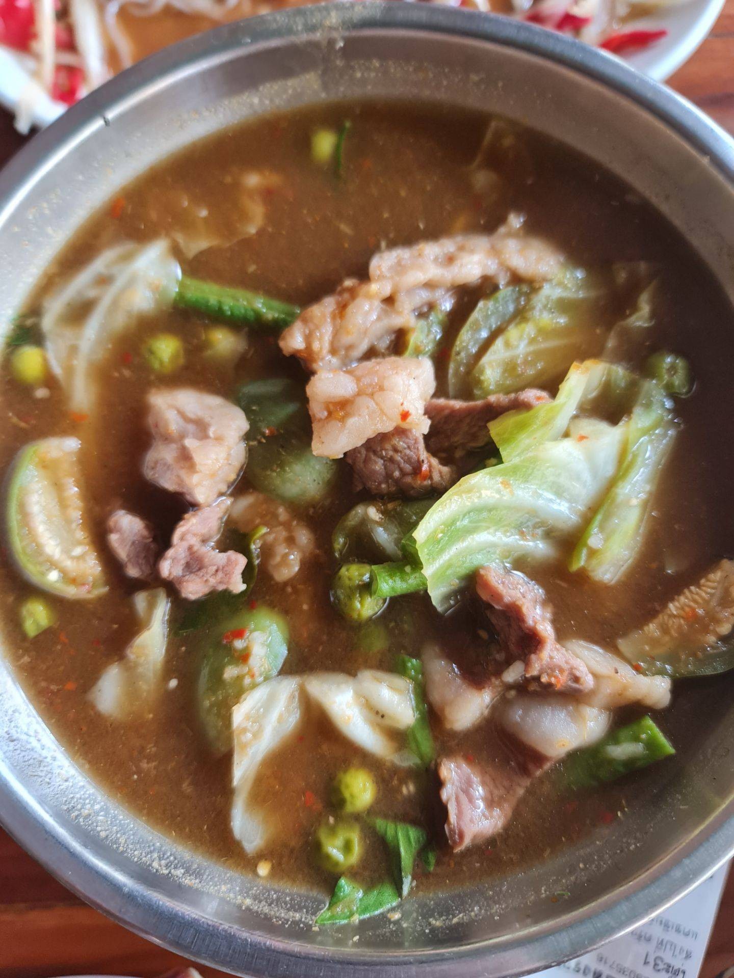 รูป ครกไม้ไทยลาว ลาดปลาเค้า