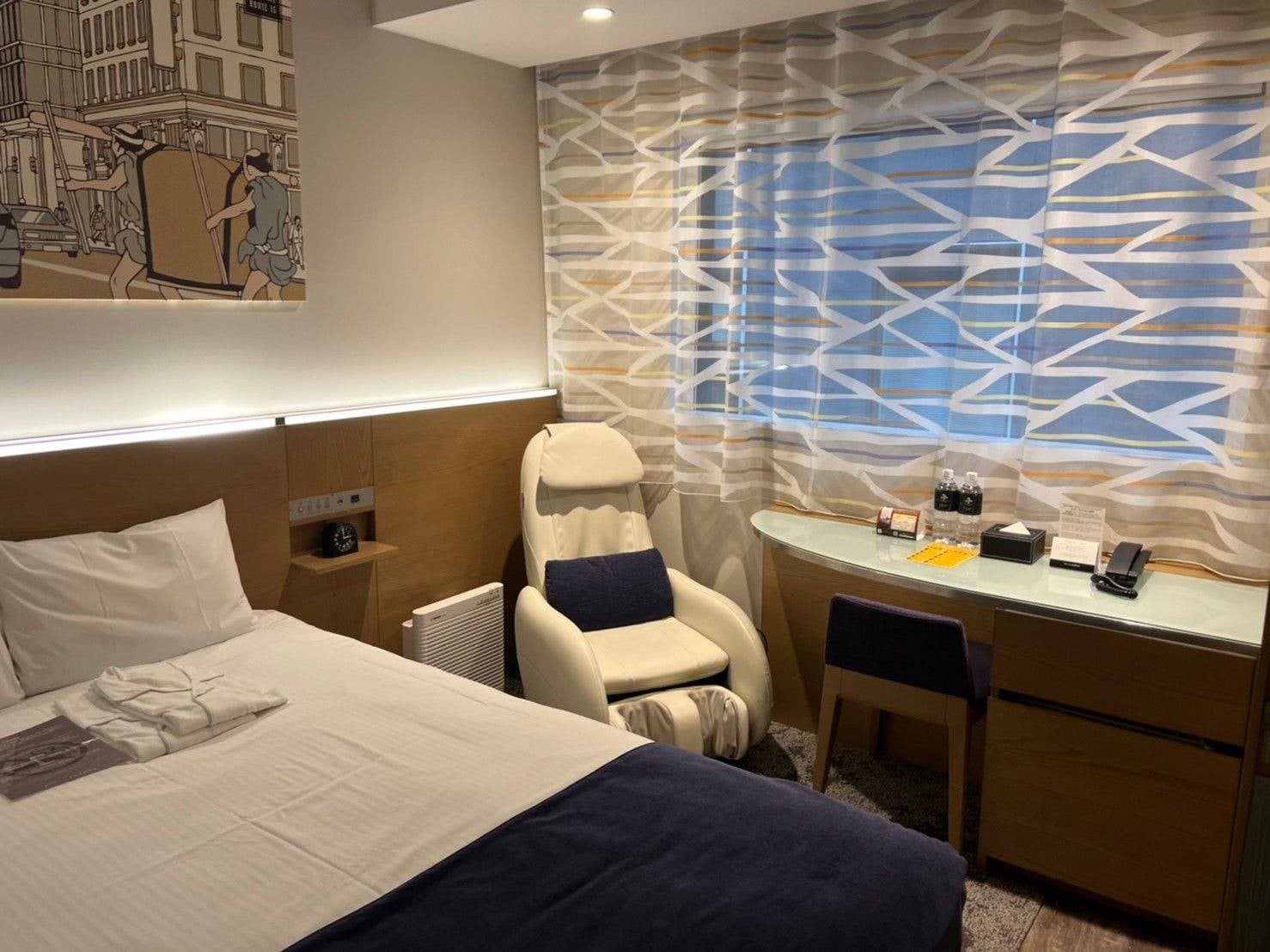 รีวิว Remm Hotel Kyobashi - ห้องพักดี มีเก้าอี้นวด - Wongnai