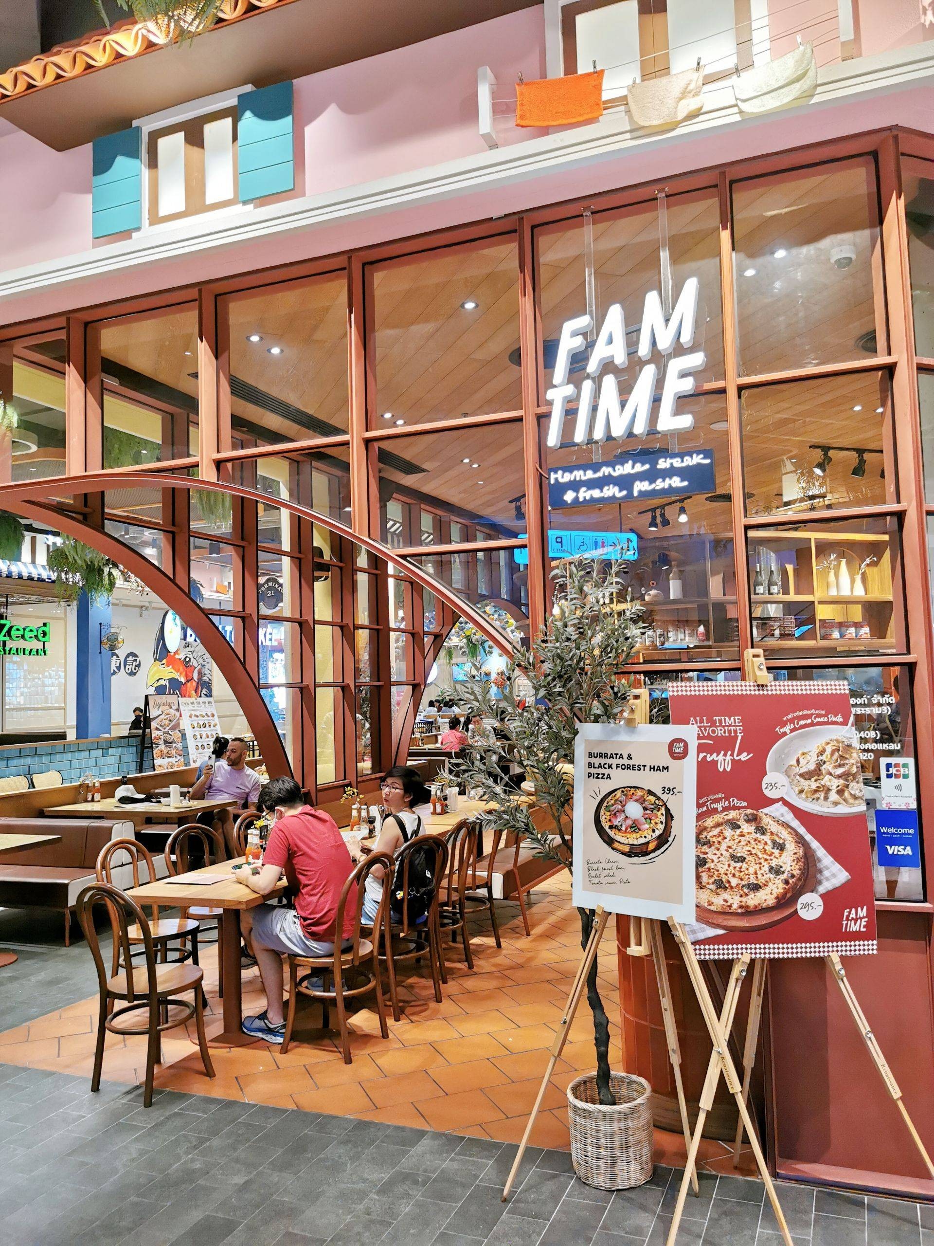 รีวิว Fam Time Steak and Pasta เทอร์มินอล21 พระราม3 - Fam Time ร้านอาหารอิตาเลียน พาสต้าเส้นสด ...