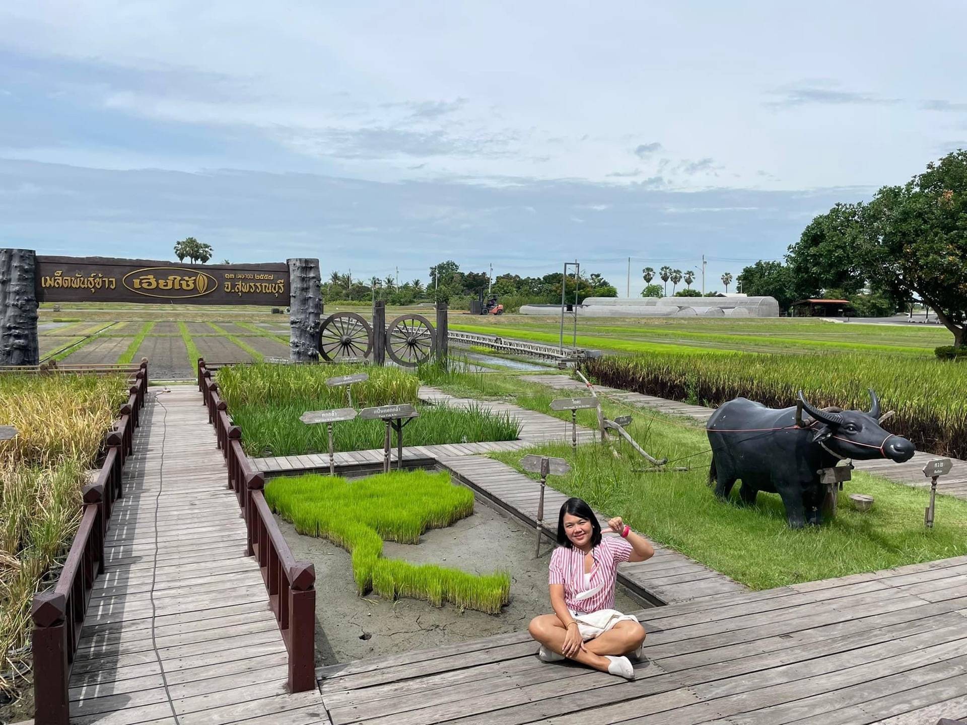 รีวิว ศูนย์เรียนรู้วิถีชีวิตและจิตวิญญาณชาวนาไทย - นาเฮียใช้ - กว้าง ...