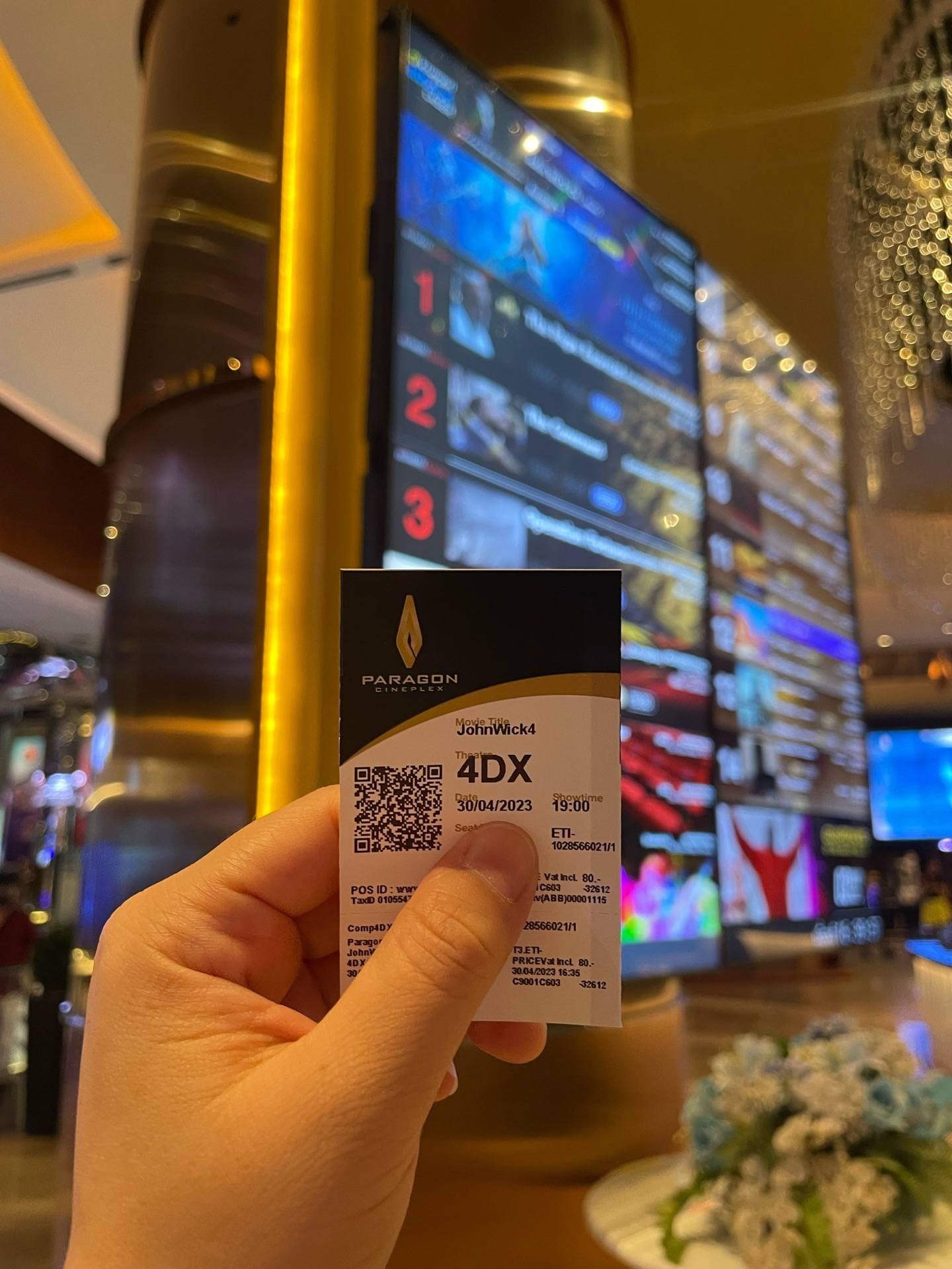 รีวิว Paragon Cineplex - ประสบการณ์ 4DX ครั้งที่ 2