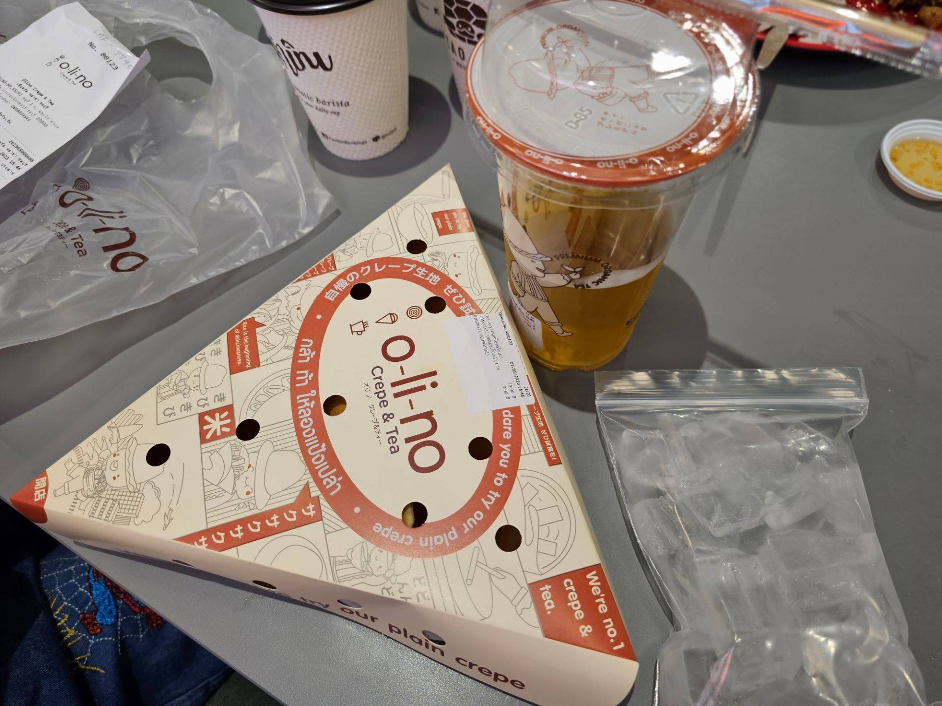 รีวิว Olino Crepe & Tea เซ็นทรัล ชลบุรี - แพคเกจเดลิเวอรี่น่ารัก