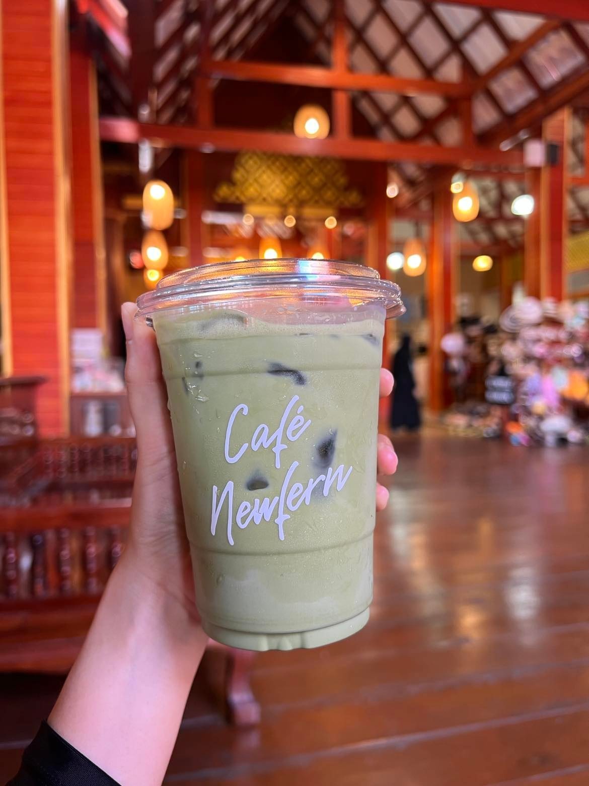 Matcha Latte ร้าน NEWFERN RESTAURANT Panyee Island