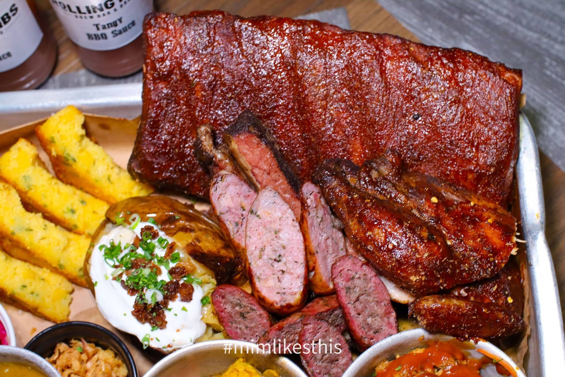 [รีวิว] ร้าน Rolling Ribs Brew Bar & BBQ สี่พระยา | เมนูแนะนำ รูปภาพ ราคา