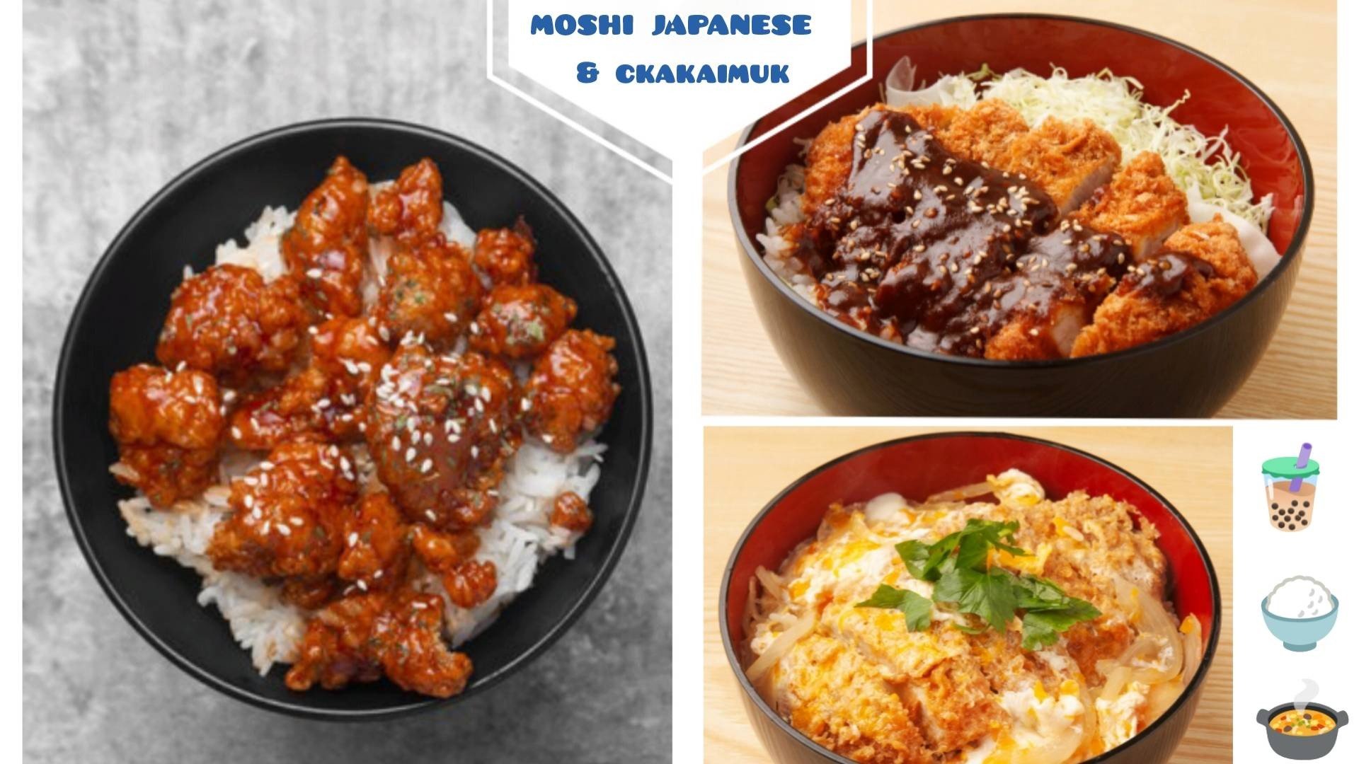 MOSHI MOSHI Japanese food &CHAชานมไข่มุก หน้าโลตัสโกเฟรซ | สั่งอาหาร ...