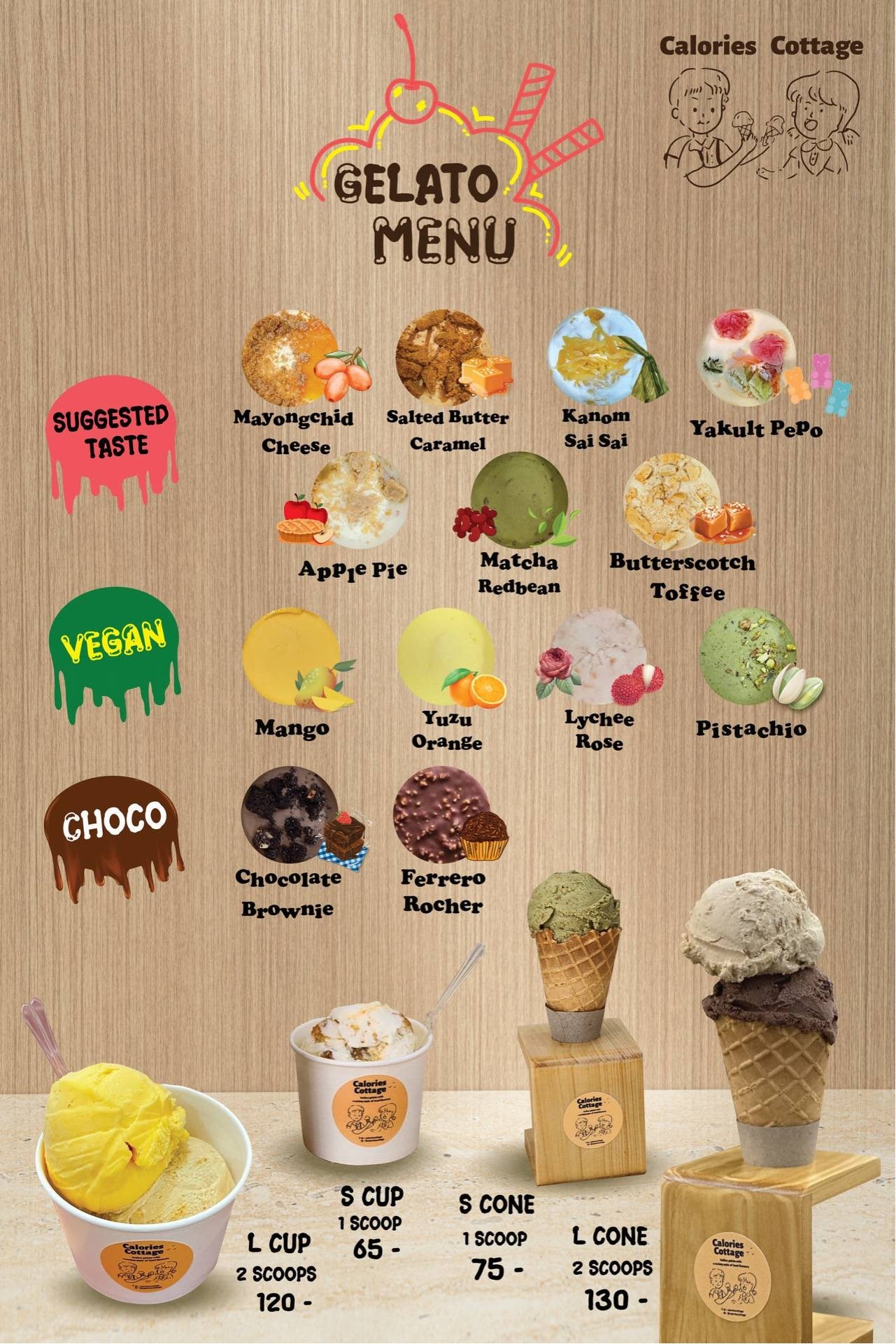 รูป Calories Cottage Gelato (สาขาข้างศาลาว่าการกรุงเทพฯ) ข้างศาลาว่าการ ...