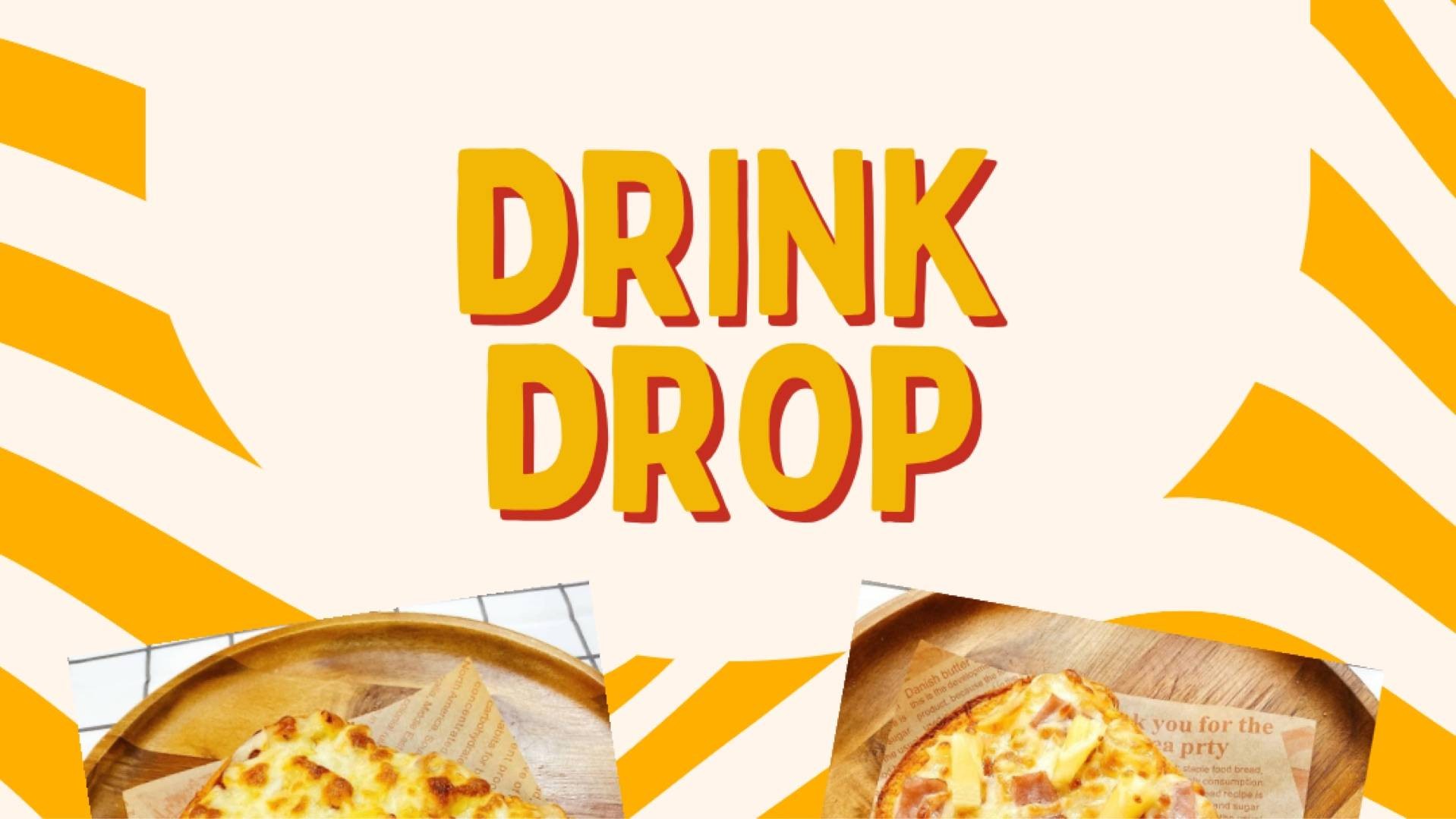 DRINK DROP กาแฟ ชา ซาลาเปา ปังปิ้ง และพิซซ่า - สั่งอาหารเดลิเวอรี ...