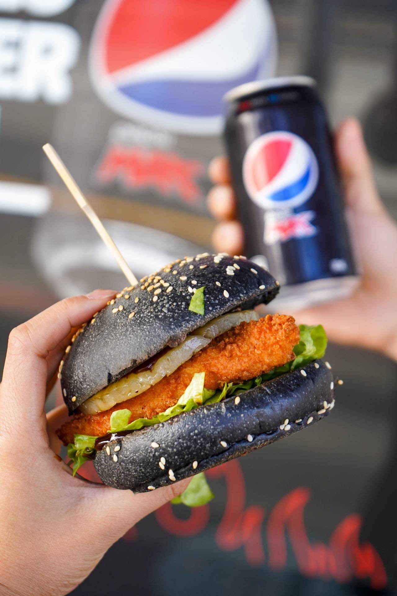 รีวิว Burgertory Caulfield - Your one and only 🥤🍔 Pepsi-Max BBQ sauce!