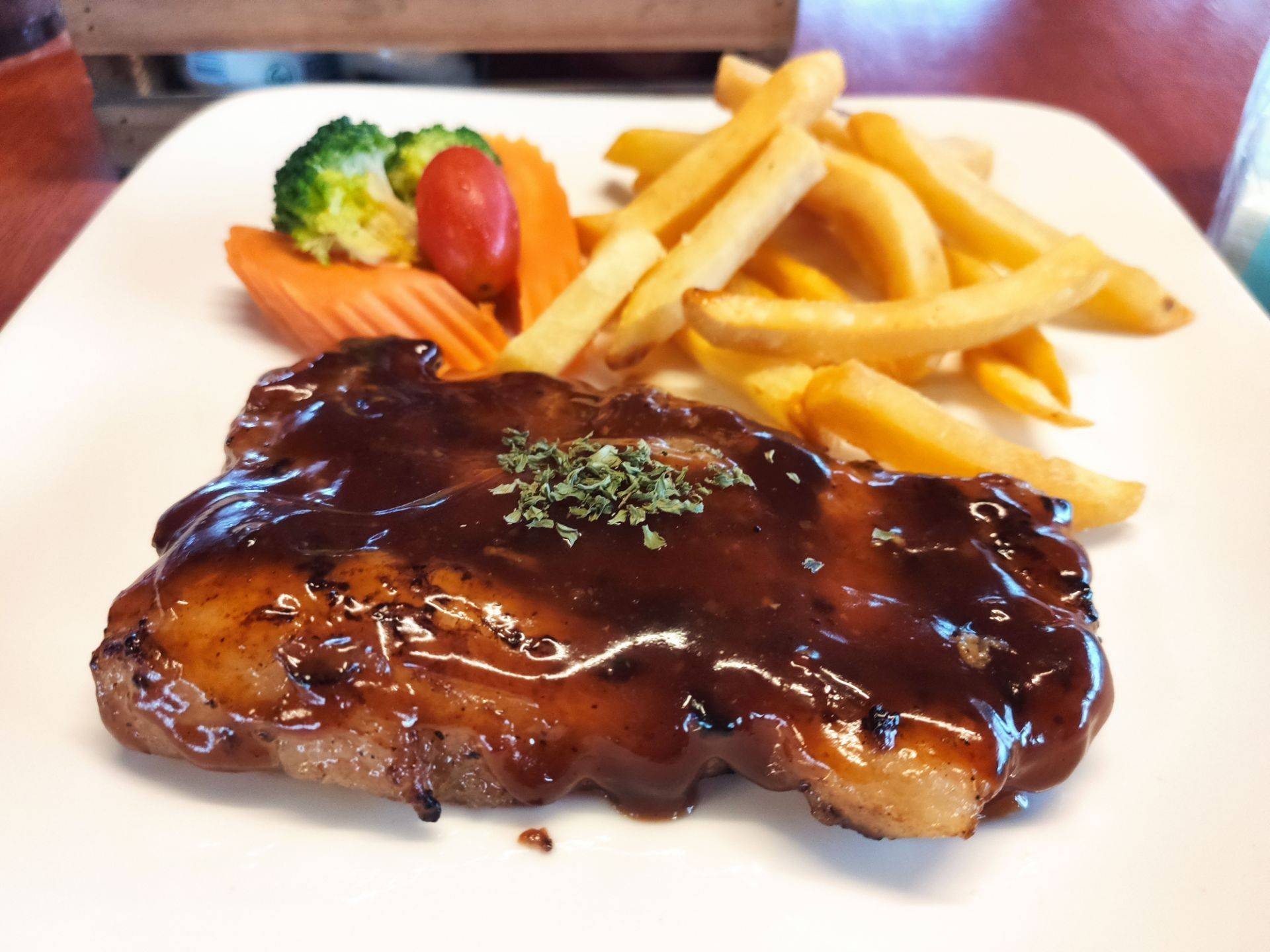 รีวิว Pig&Bear Steak Homemade - สเต็กเนื้อ อร่อยมาก 🥩 น้ำซอสราดสเต็ก ...