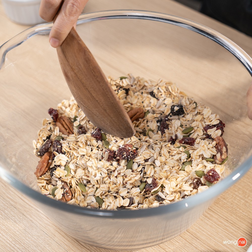 วิธีทำ “Mix Grain Bar” เคี้ยวฟินทำง่าย หวานน้อยดีต่อสุขภาพ!