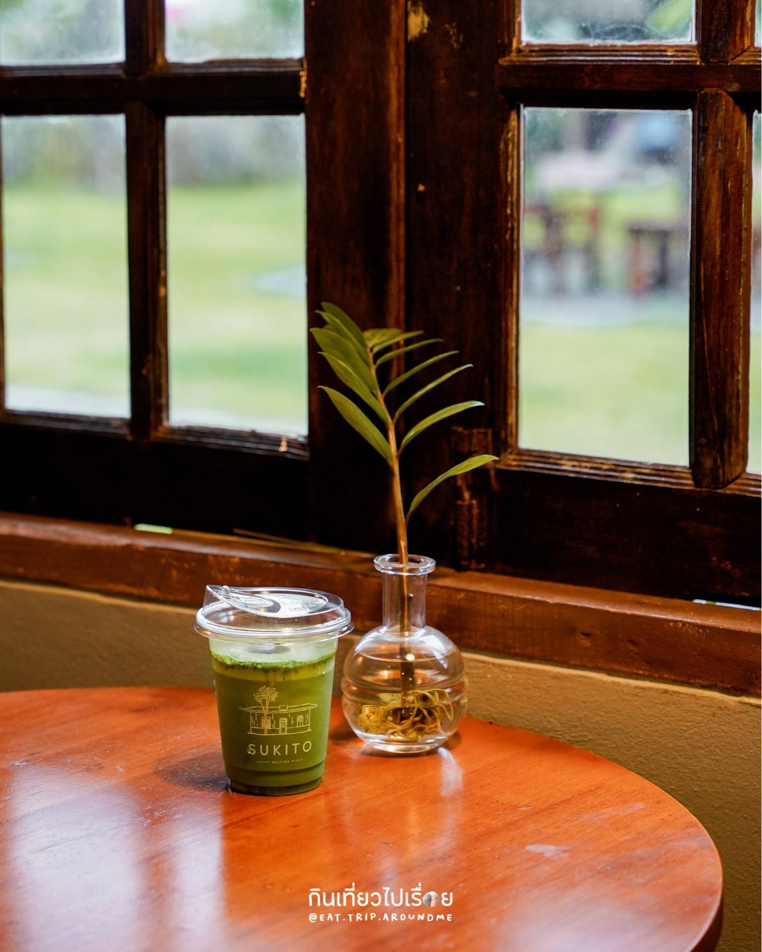 Matcha Latte Sukito House Blend ร้าน Sukito