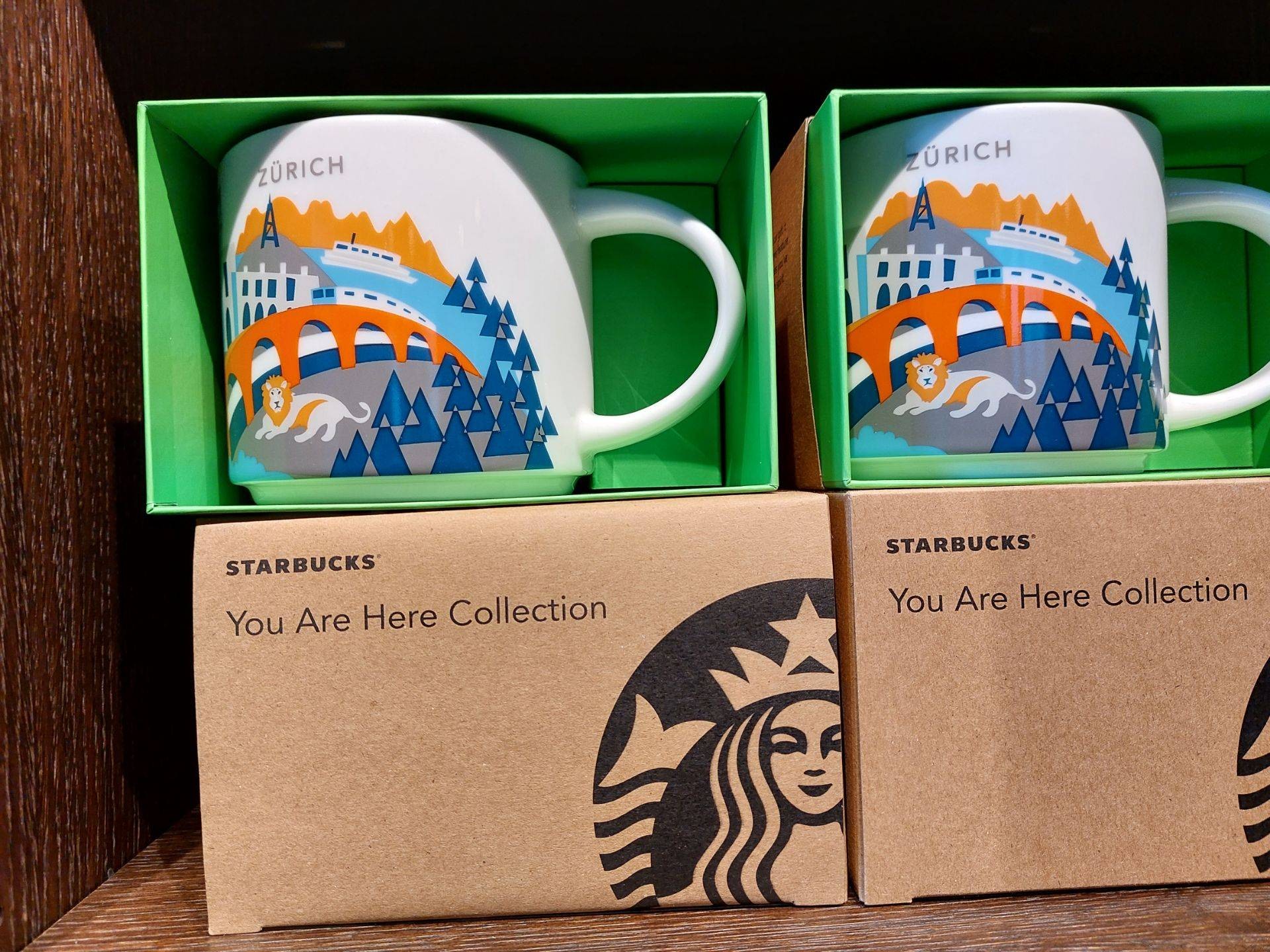ร้าน Starbucks Bahnhofplatz Zurich Switzerland | รีวิวร้านอาหาร