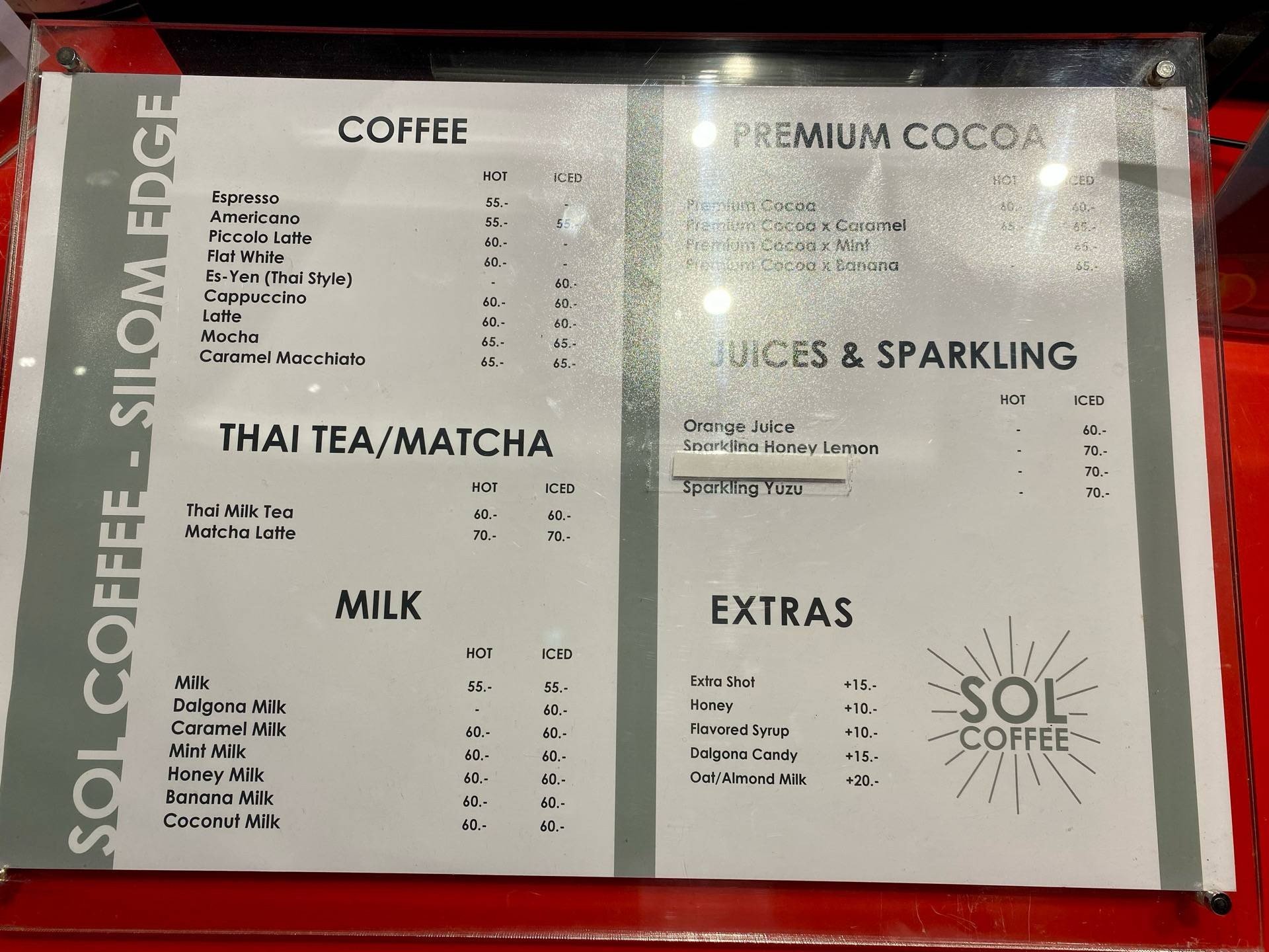 รูป SOL Coffee สีลมเอจ