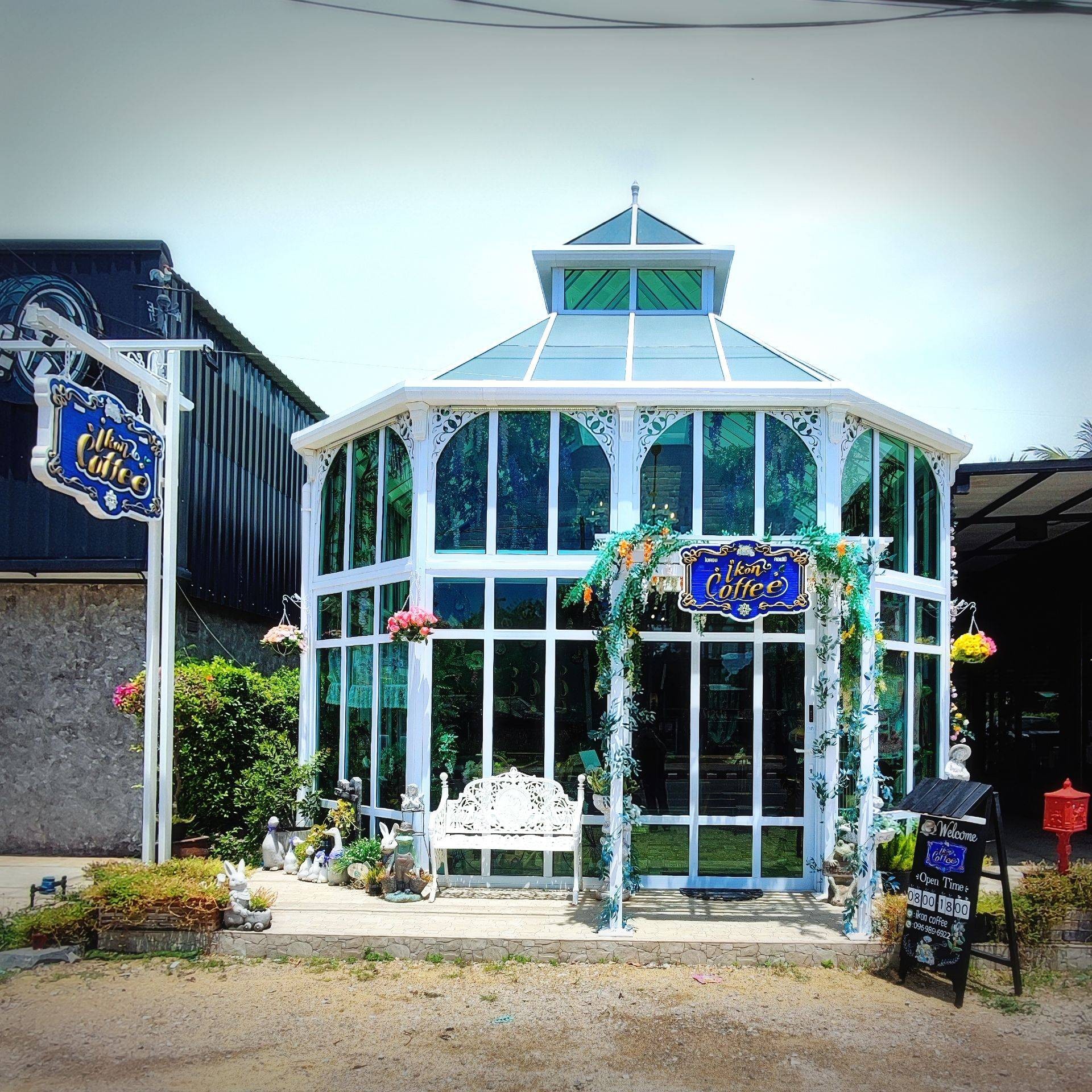 รีวิว ikon Coffee สมุทรสงคราม - ร้านกาแฟ สวยๆที่สมุทรสงคราม