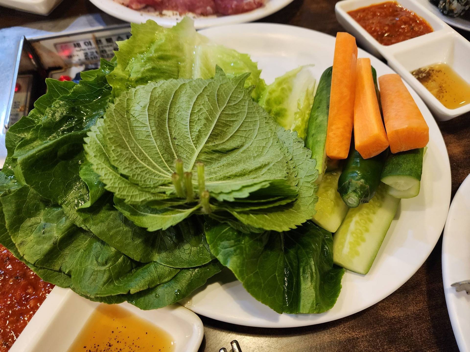 ผักสด ร้าน KBBQ บางนา