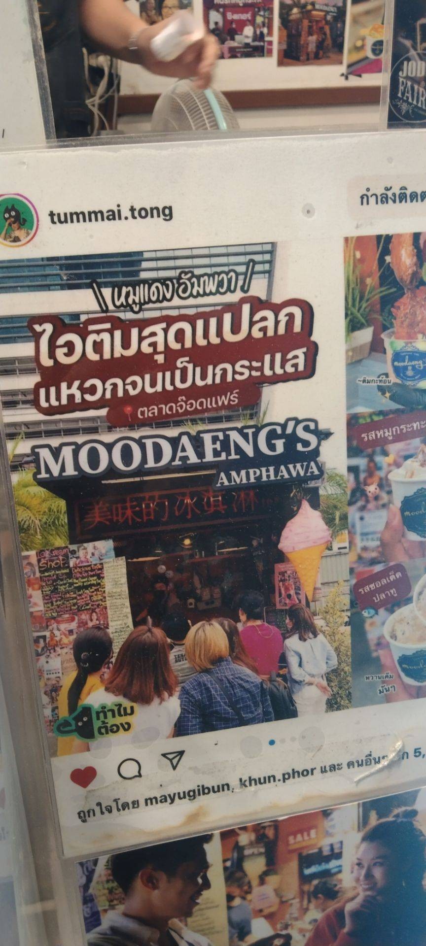 รีวิว ไอติม Moodaeng Amphawa ตลาดจ๊อดแฟร์ พระราม 9 - ไอศกรีมแนวแปลก ...