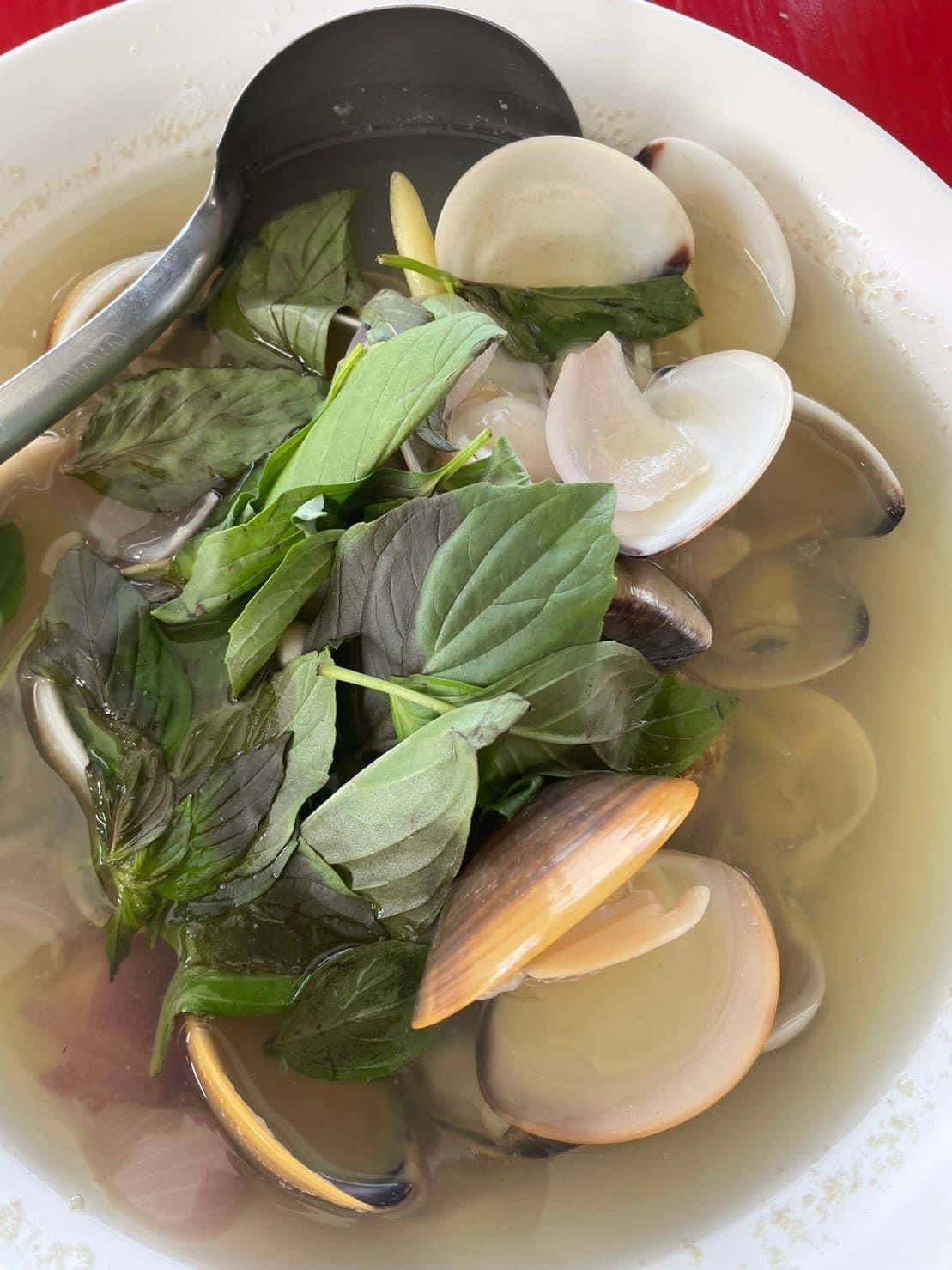 หอยตลับต้มตะไคร้ ร้าน แพครูวิทย์ สาขา 1