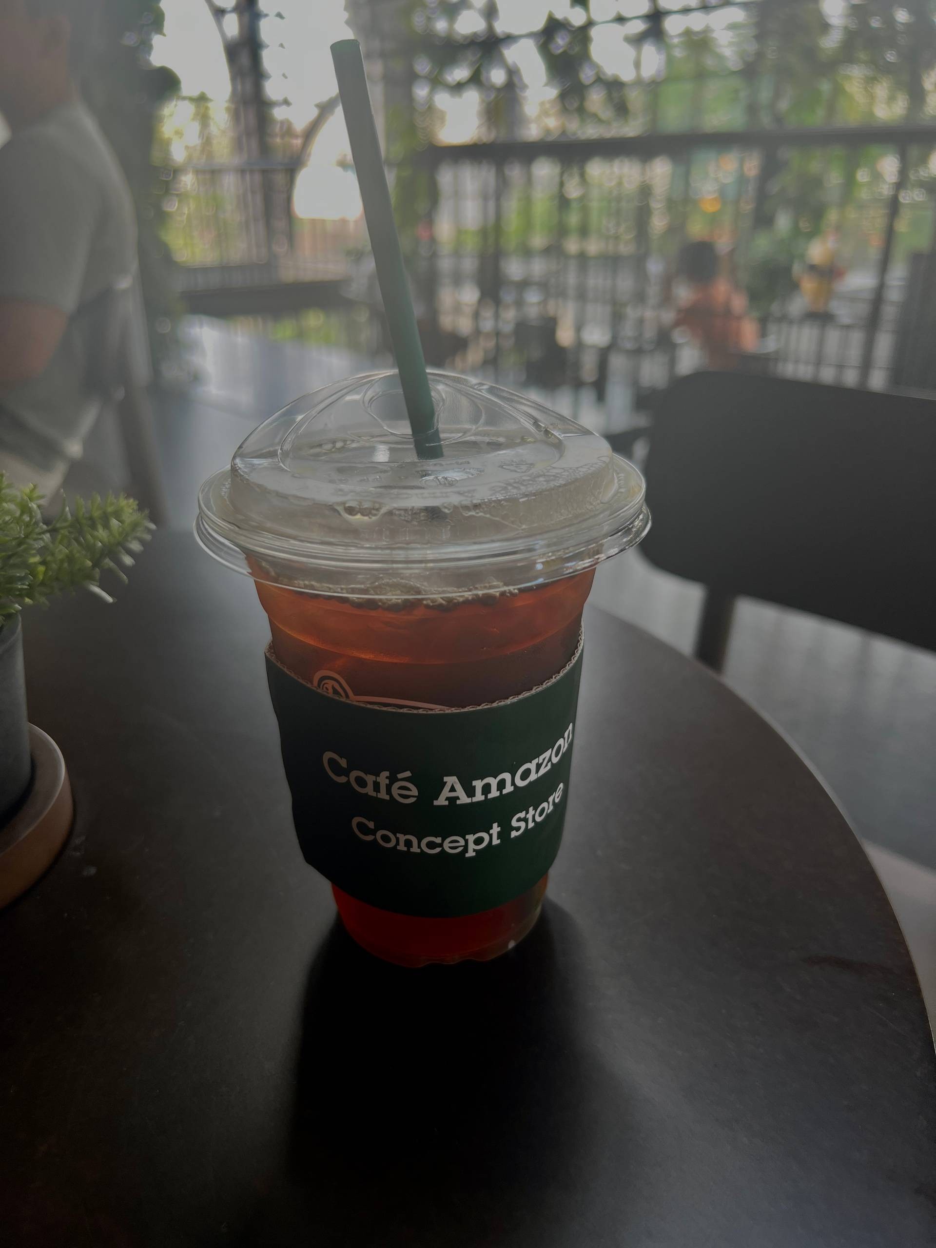 กาแฟดริปเย็น ร้าน Café Amazon Concept Store พหลโยธิน กม.56