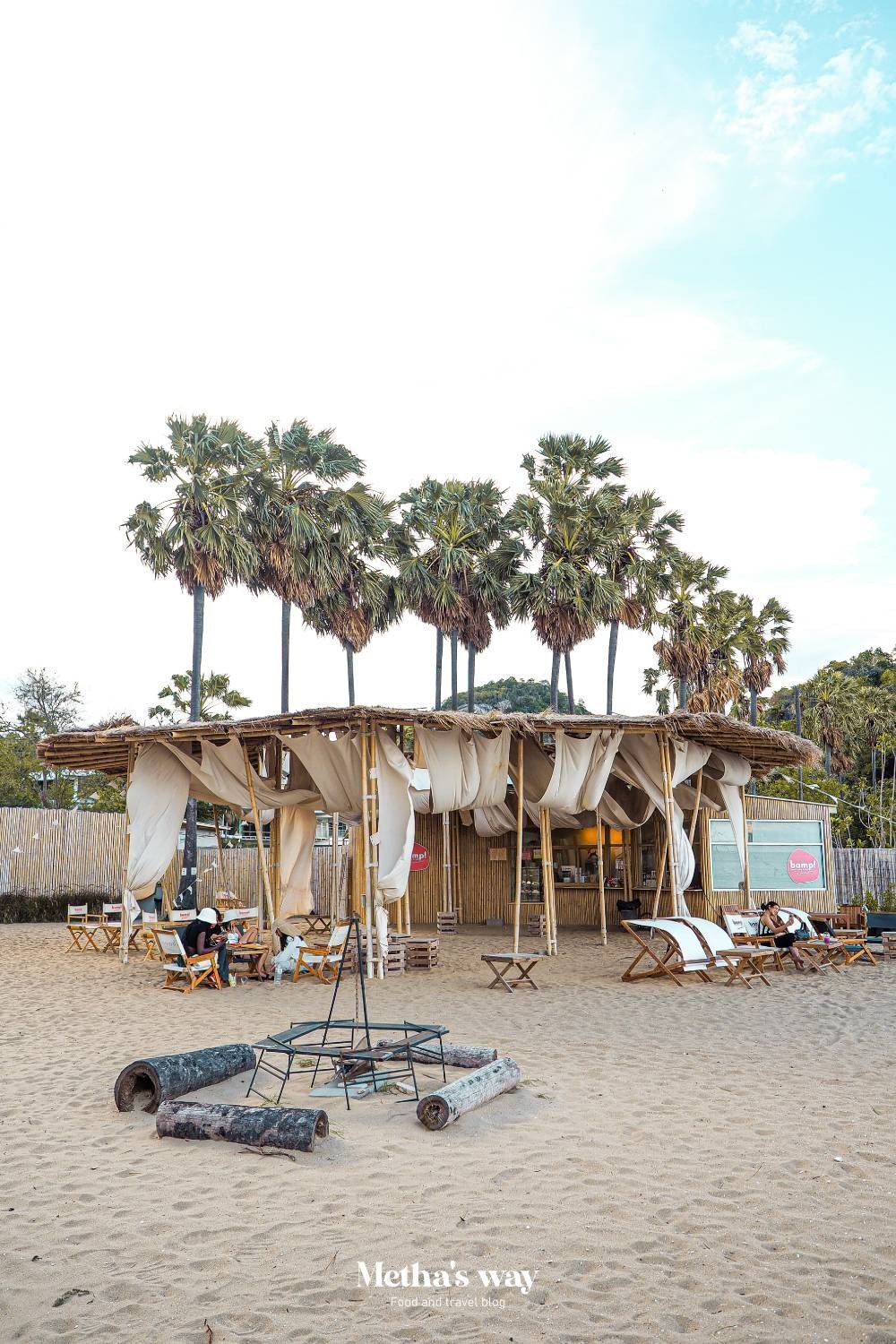 รีวิว Bamp : Beach camp & Cafe - แคมป์คาเฟ่ติดทะเล วิวดี บรรยากาศชิลมาก 🌴