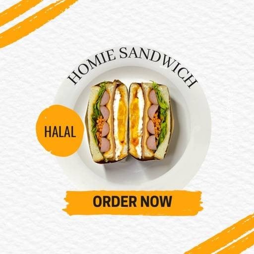 ร้าน Homie Sandwich - Halal | รีวิวร้านอาหาร