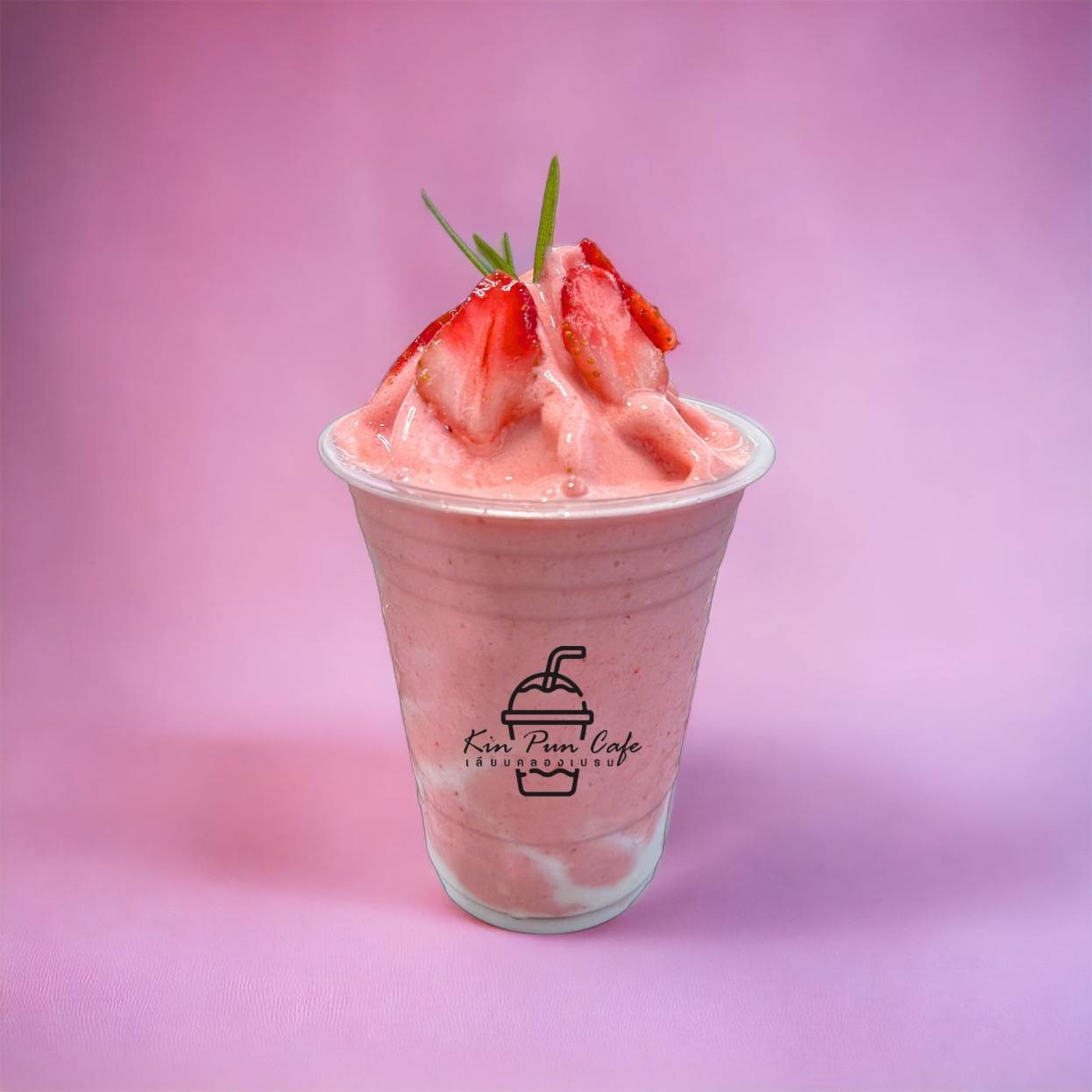 รูป Kin Pun Cafe เลียบคลองเปรม สมูทตี้โยเกิร์ตผลไม้ เลียบคลองเปรม