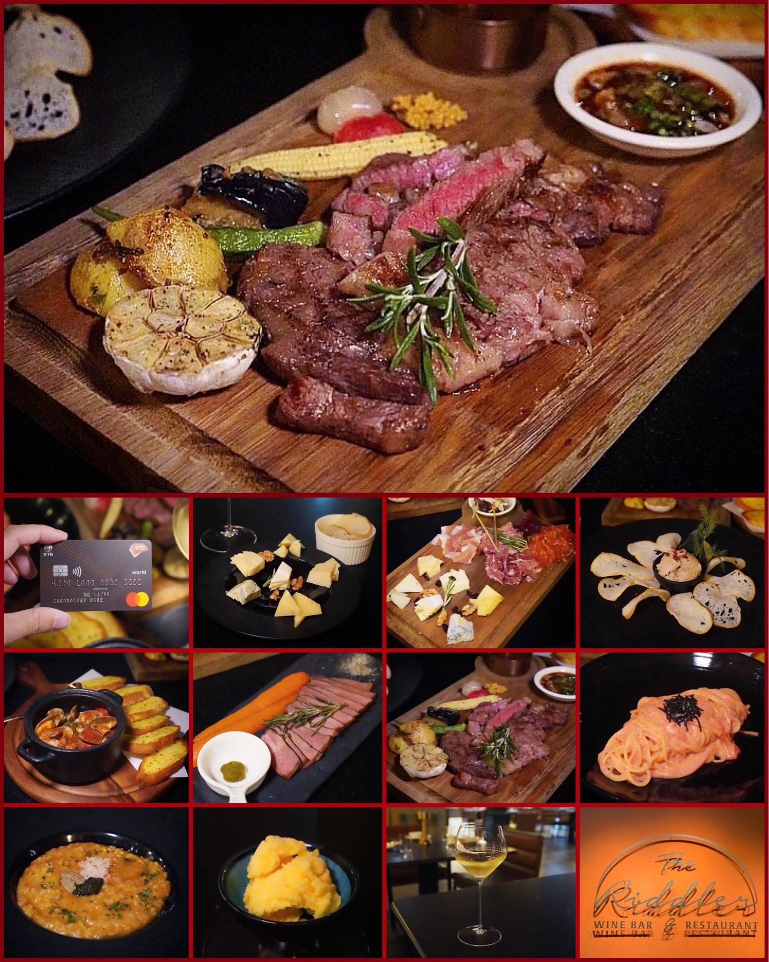 รีวิว The Riddler Wine Bar and Restaurant ลุมพินี - W!ne Bar เปิดใหม่ใน ...