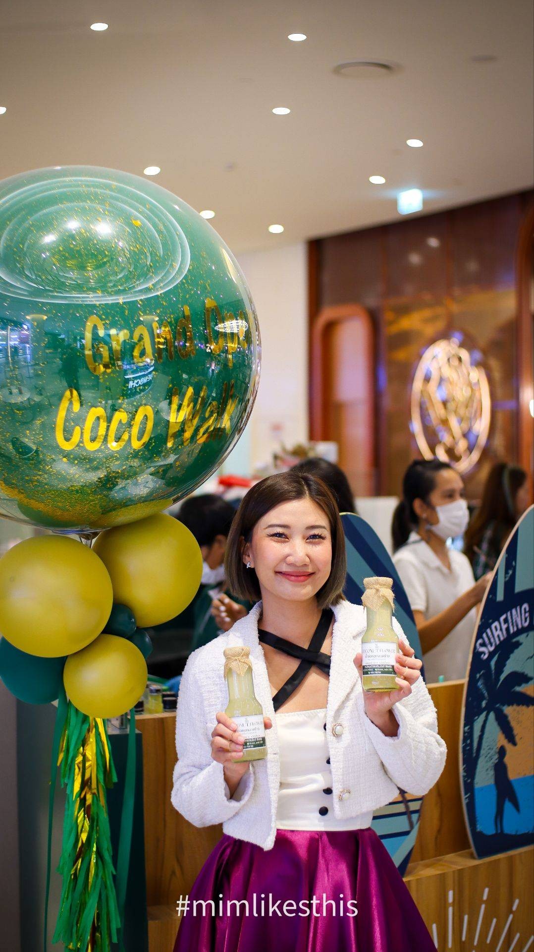 รีวิว COCO WALK Cafe สยามพารากอน - น้ำมะพร้าวออแกนิคอร่อยมาด