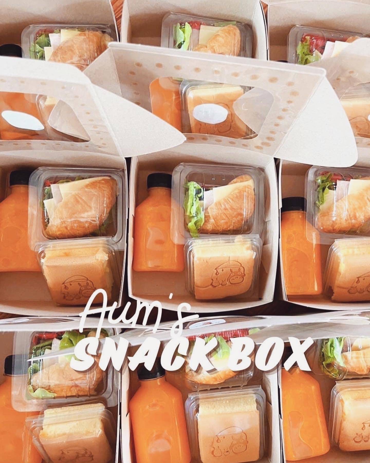 รูป Aum’s Snack box ขนมจัดเบรค น้ำส้ม รังสิต คลองหลวง ปทุมธานี Kanomyay ...