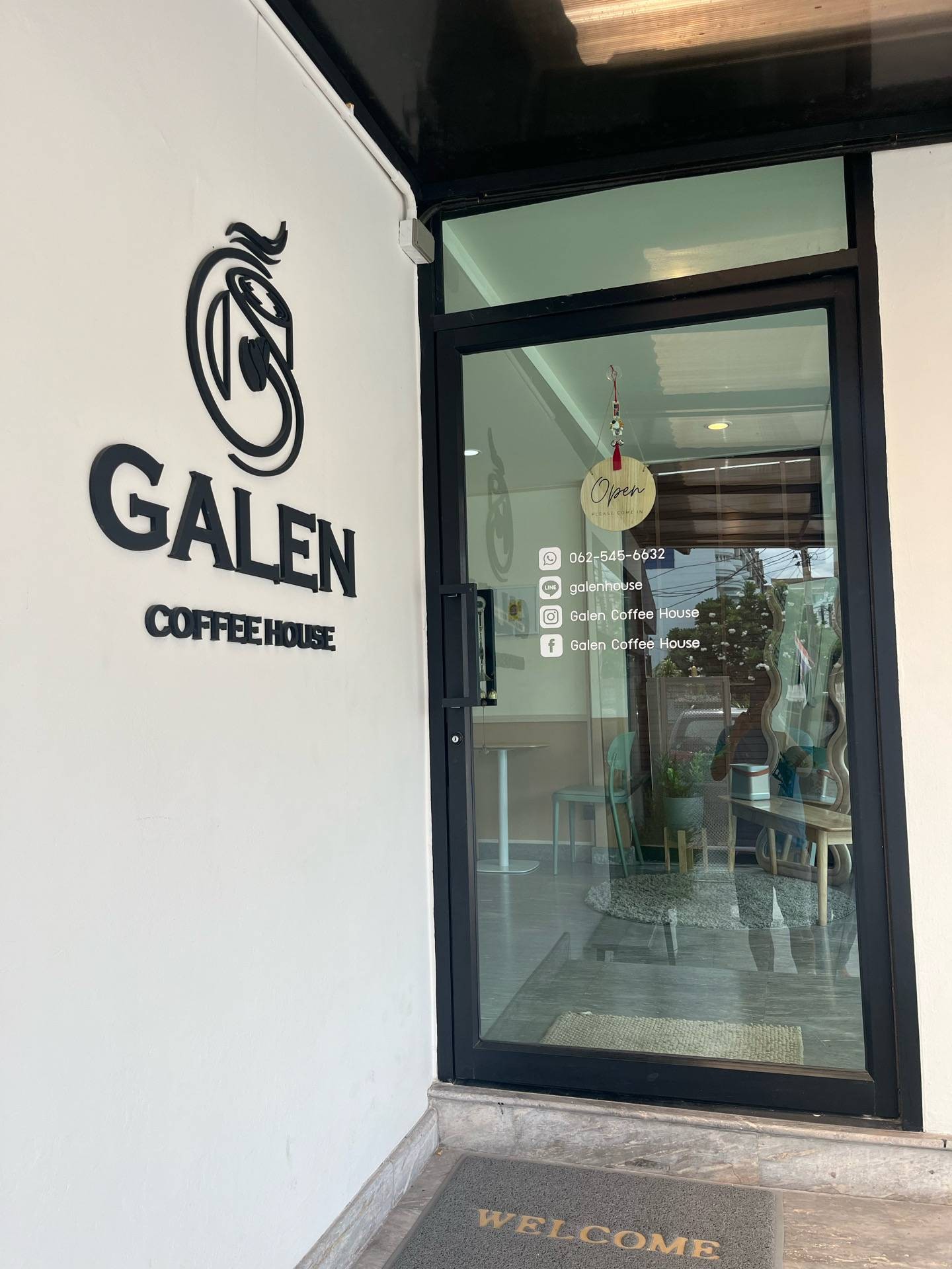 รีวิว Galen Coffee House Vibhavadi42 - ลาเต้เย็นโอเค 85 บาท บริการดี ...