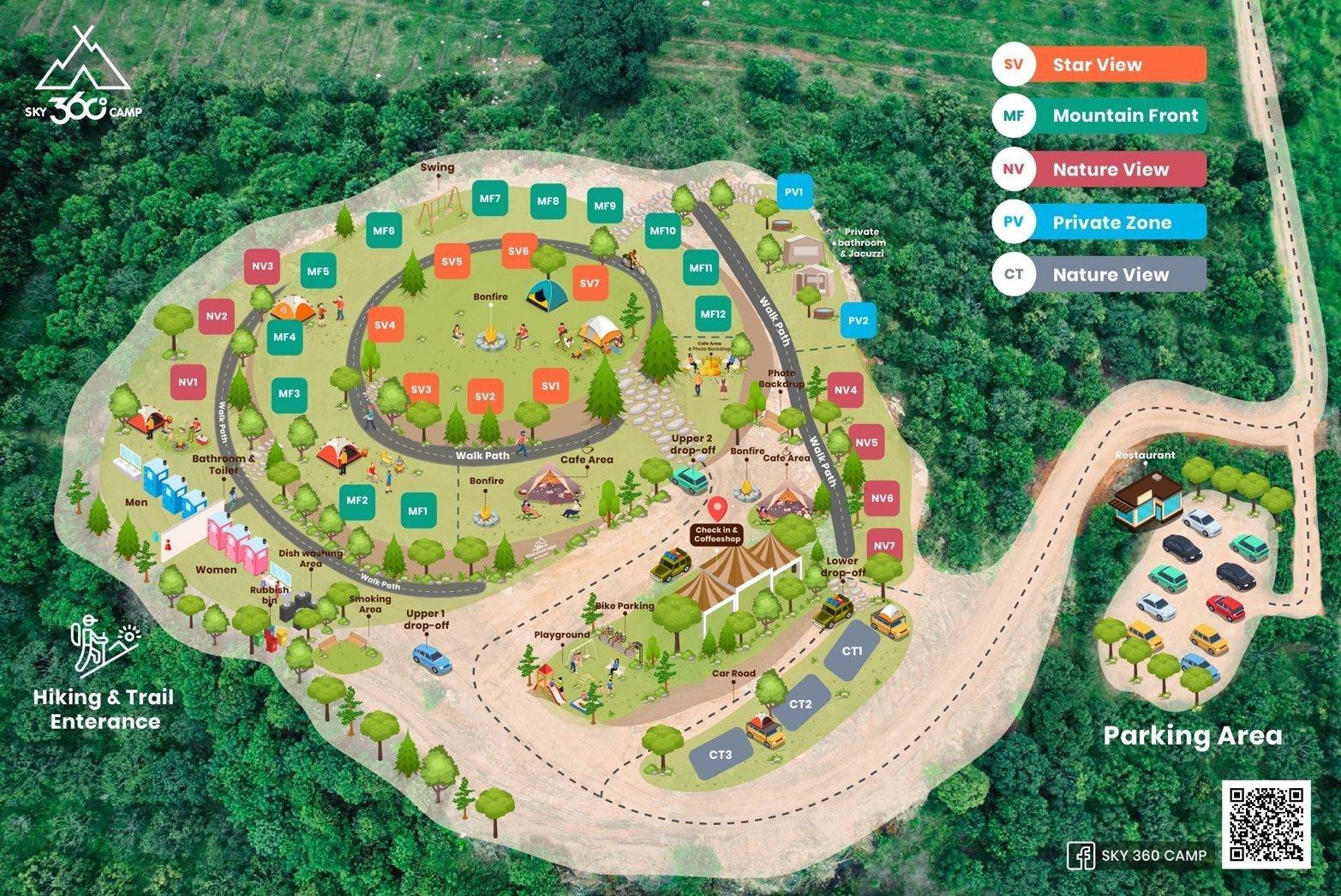 รีวิว Sky 360 Camp - ลานกางเต้นท์ บรรยากาศดี มองเห็นวิว 360องศา