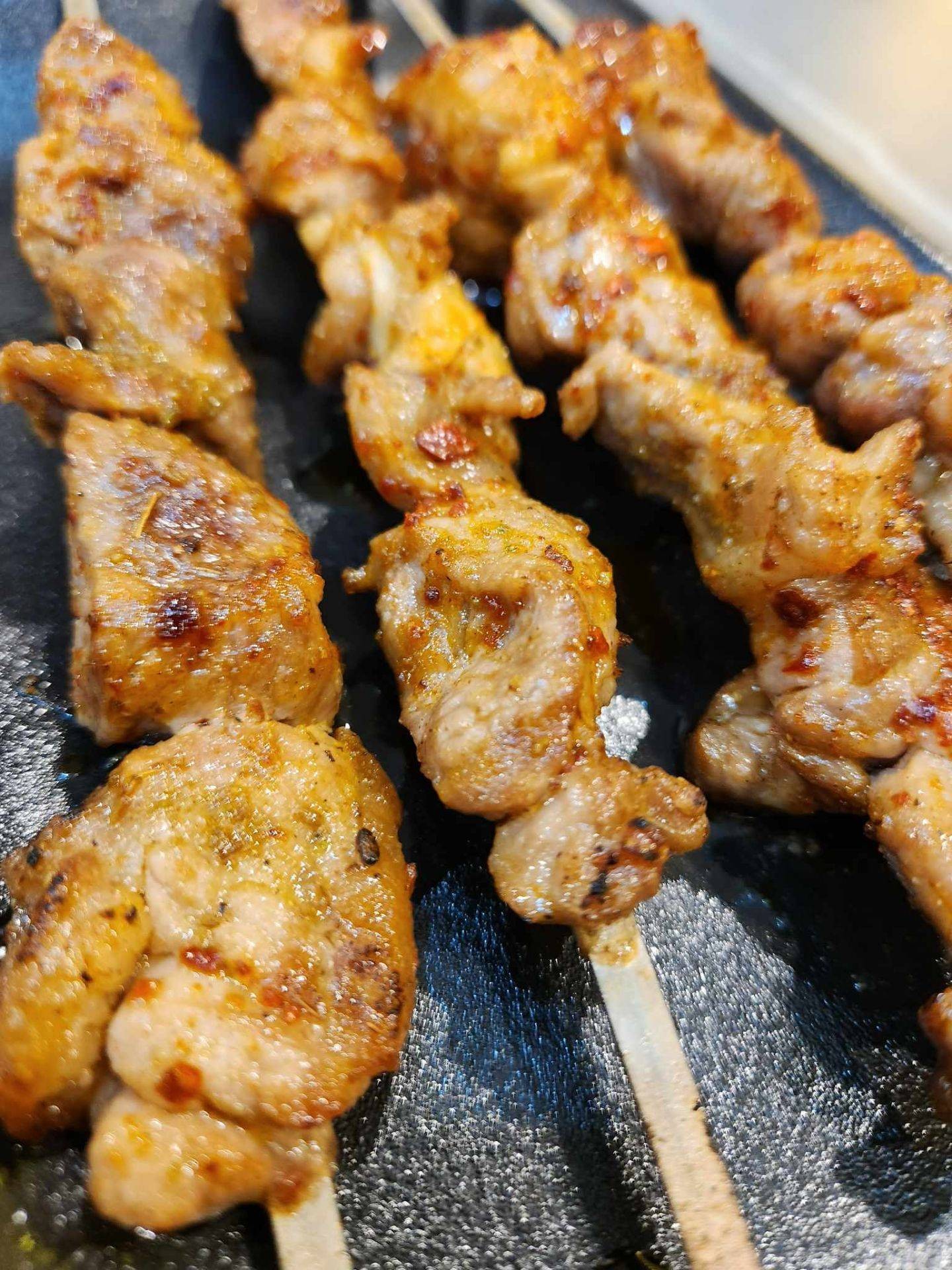 Mutton Bunch 50.- • เนื้อแพะบดผสมเครื่องเทศเสียบแท่งเหล็กย่าง แท่งละ 50 ...