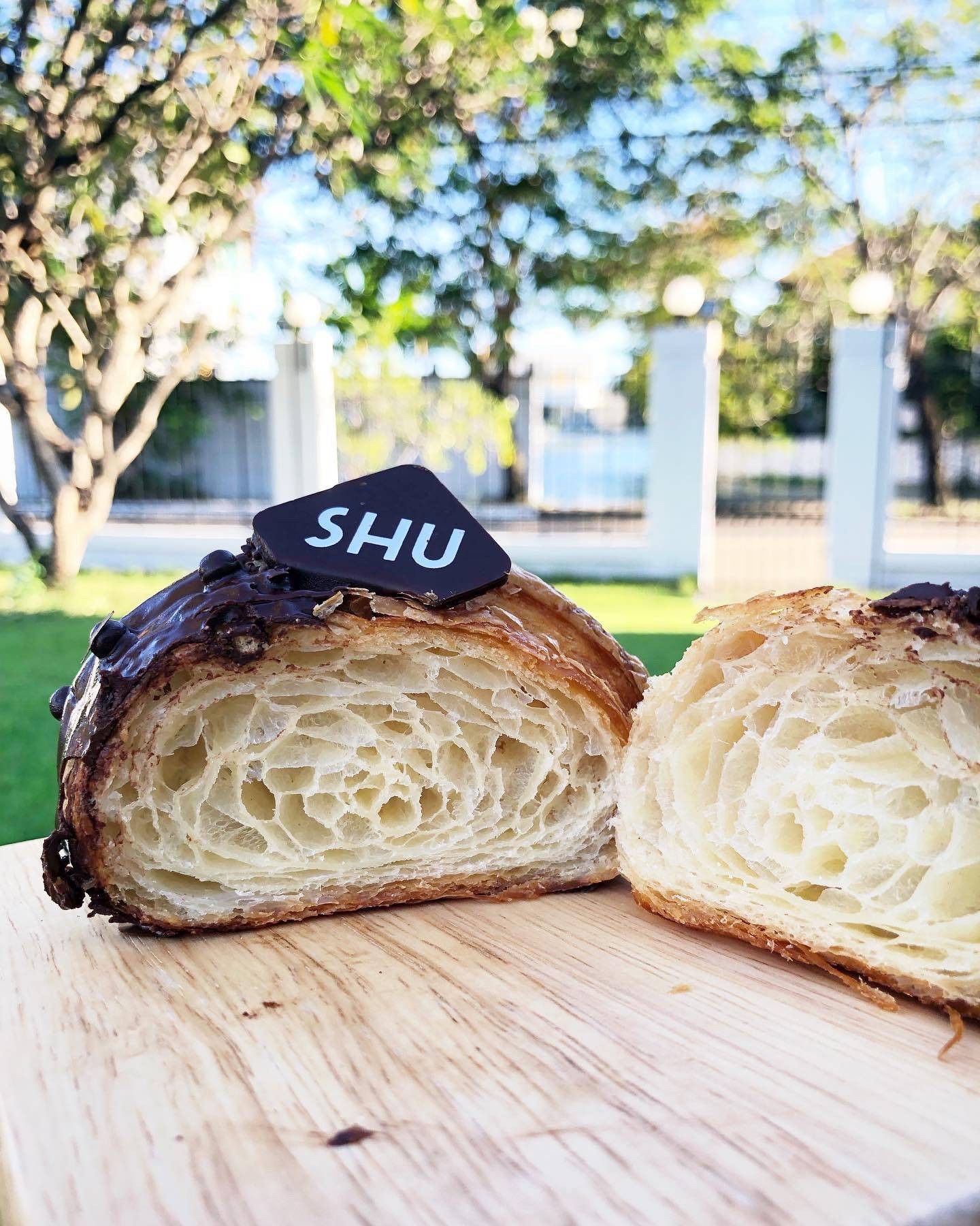รีวิว SHU CAFE SIAM SQUARE - Belgian Chocolate Croissant!!