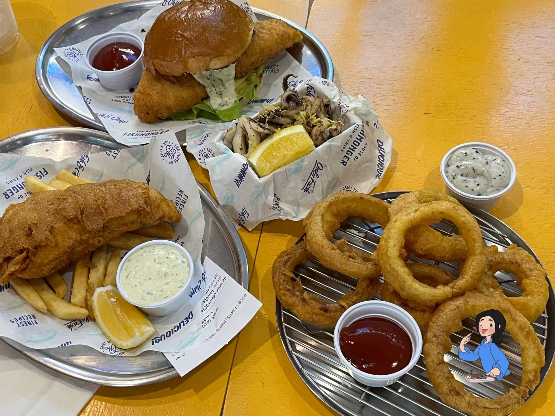 รีวิว Fishmonger - The House of Fish & Chips - ร้าน Fish & Chips ที่ยังคงฮิตต่อเนื่องจนต้องเปิด ...