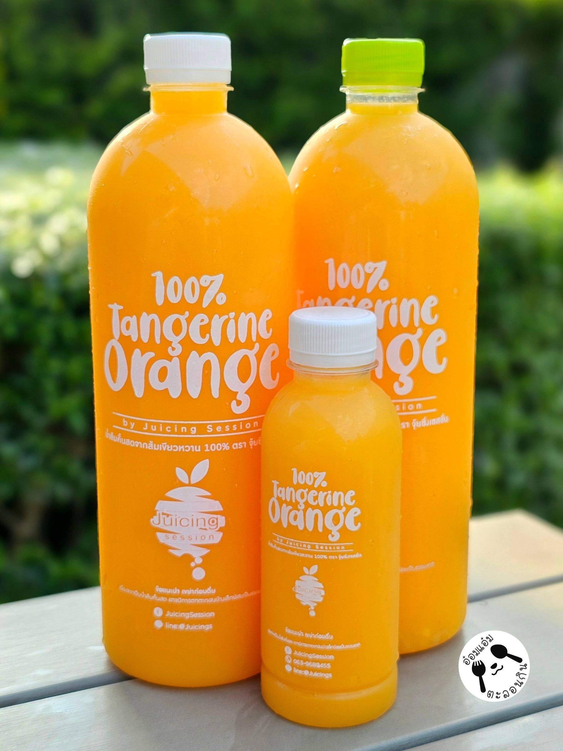 น้ำส้มเขียวหวาน ร้าน น้ำส้มคั้นสด JuicingSession สาขา ตลาดสดธนบุรี ตลาดสดธนบุรี