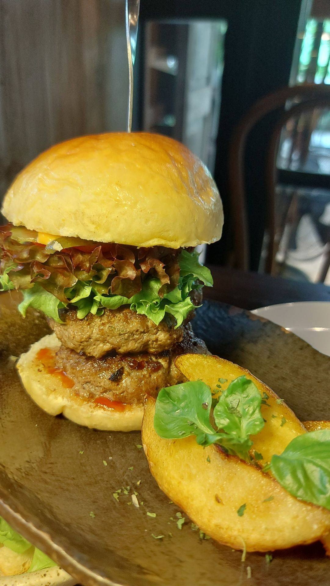รีวิว BLUR BURGER บางพระ - 🍔ชอบ Double Burger