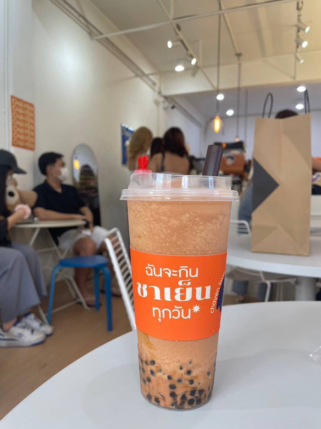 สเลอปี้ ชาเย็น ร้าน ฉันจะกินชาเย็นทุกวัน x Better Beam café Chula Soi 12