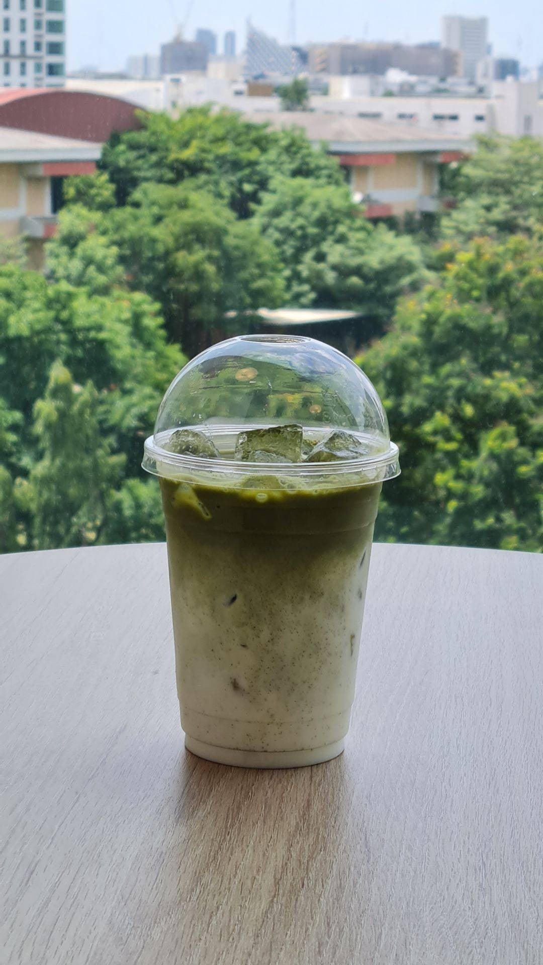 Iced Matcha Latte ร้าน Matcha Bar The Unicorn
