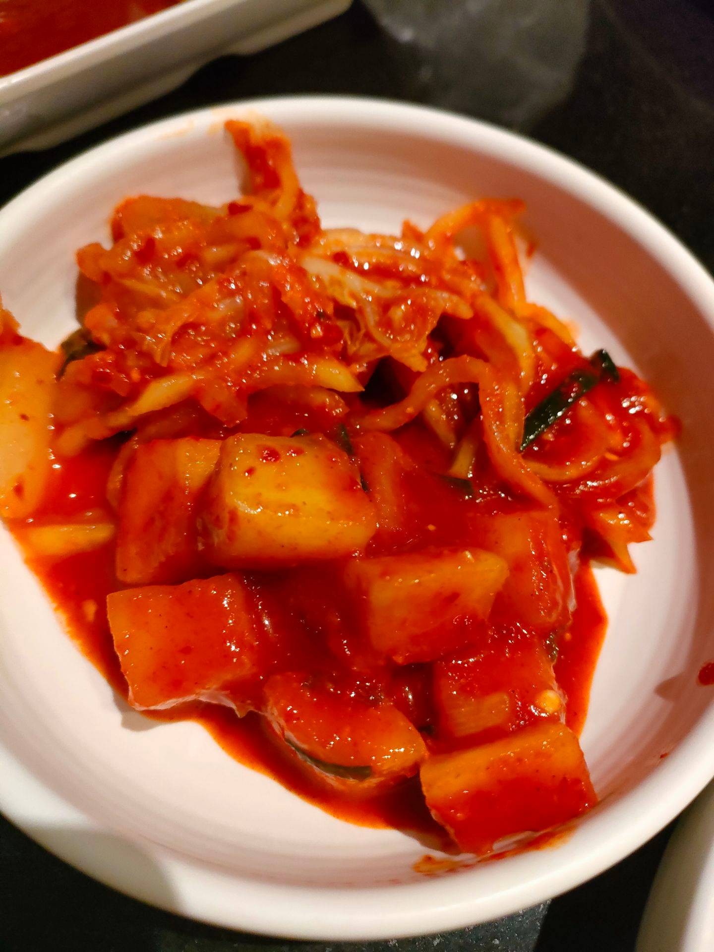 กิมจิผักกาด / กิมจิหัวไชเท้า ร้าน Seoul BBQ ( Asok อโศก)