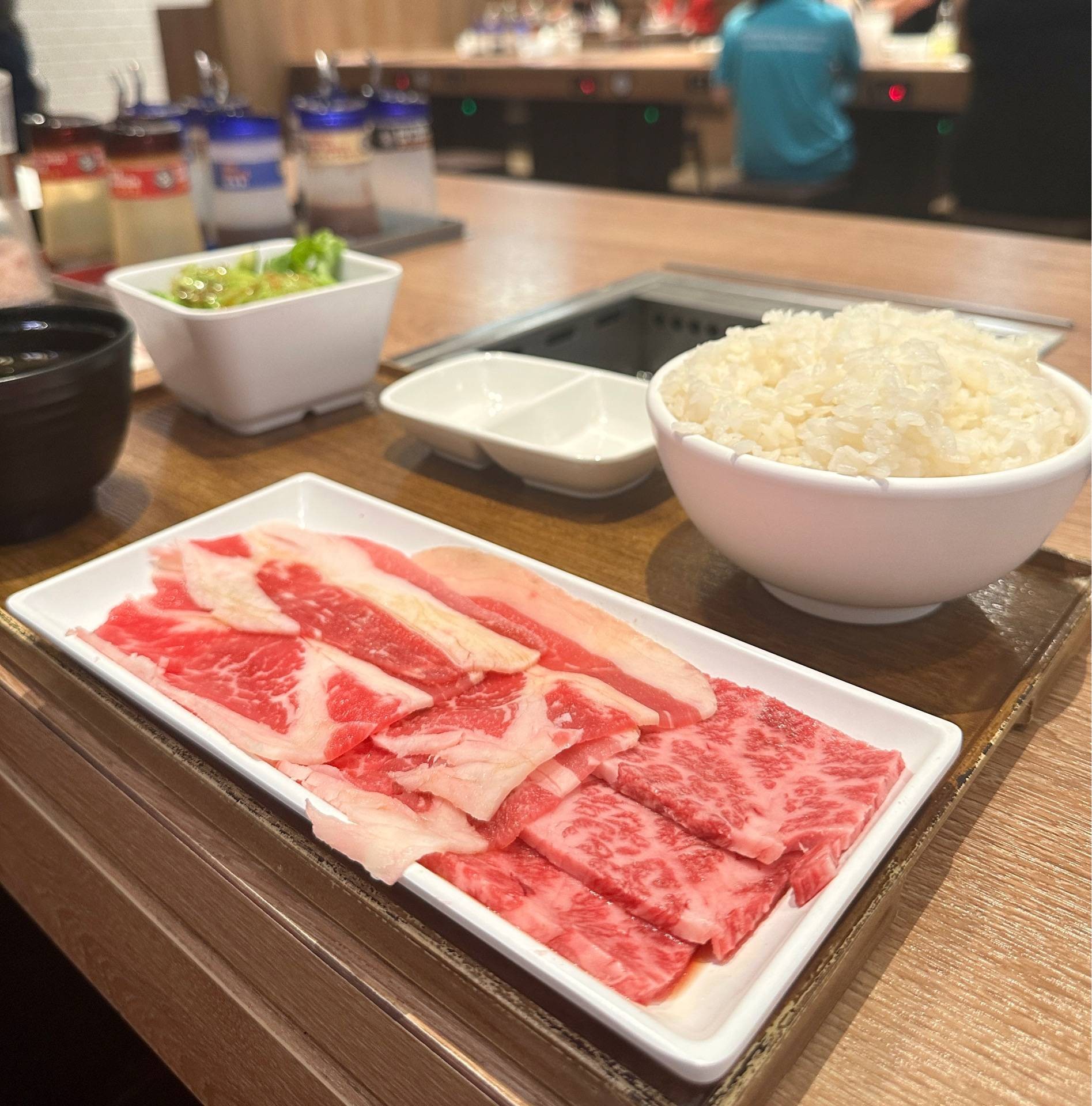 Hokkaido Beef & Karubi set ร้าน Yakiniku Like เซ็นทรัล ลาดพร้าว
