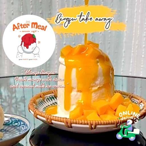 รีวิว After Meal Sweets Cafe อาหาร บิงซู ของหวาน - เจ้าของร้านน่ารัก ...