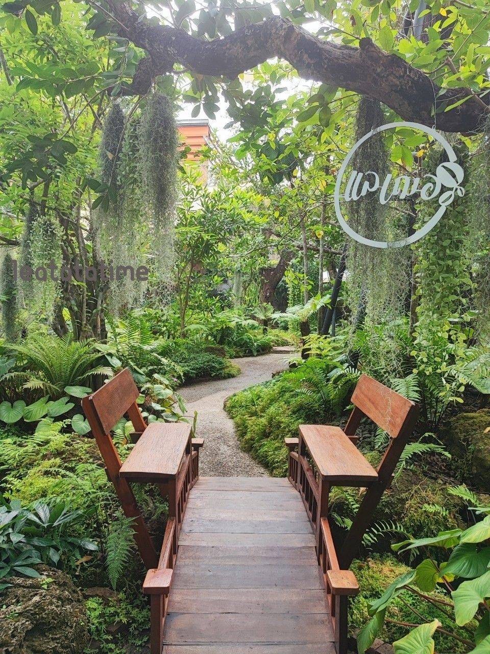 รีวิว Lae Cher De Cafe Ram Inthra - คาเฟ่สวยในสวน