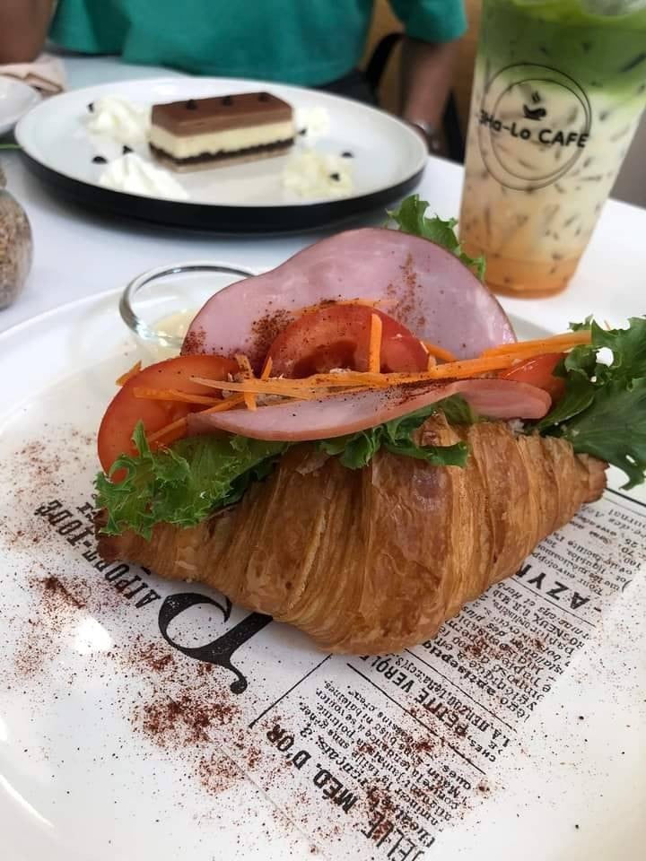รูป 🥐☕3Ha-Lo cafe อาหารและของหวานอินเตอร์สไตล์ฝรั่งเศส (ครัวซองค์ แซนวิช สปาเก็ตตี้อร่อยมาก แซน ...