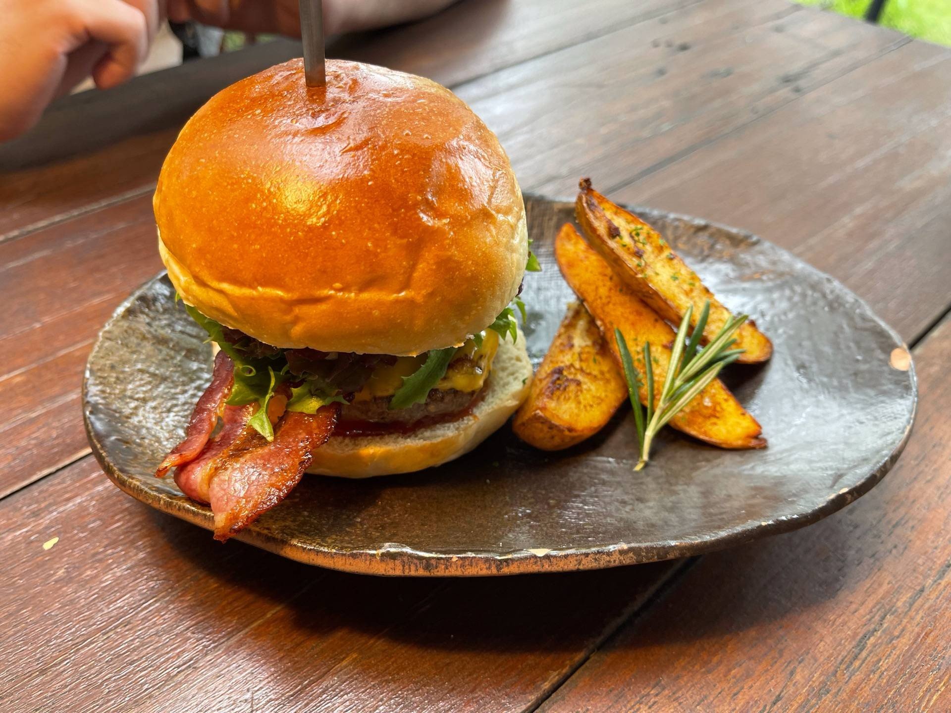 รีวิว BLUR BURGER บางพระ - Steak burger งานดี