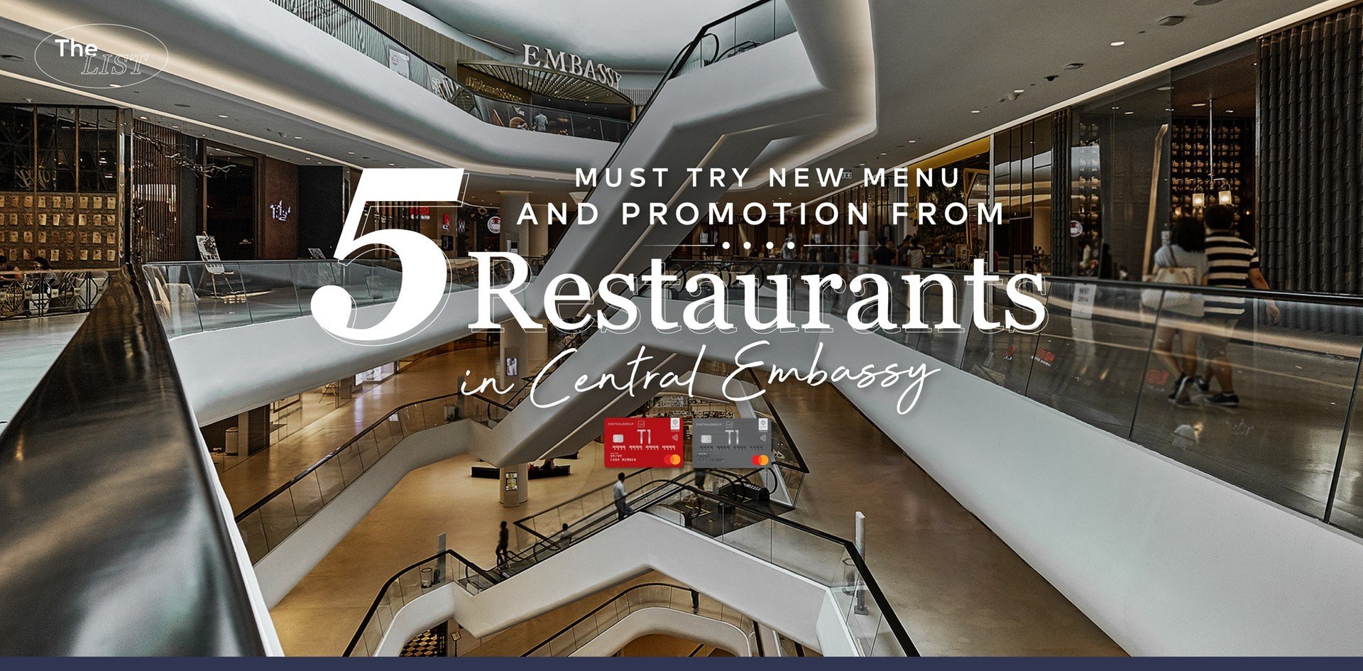 Must try new menu and promotion from 5 Restaurants in Central Embassy